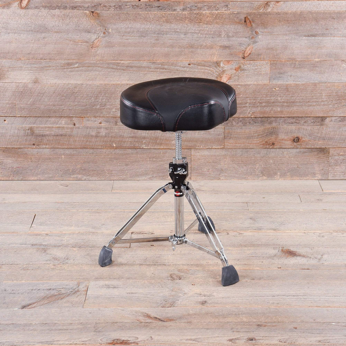 Gibraltar 96082T 2 Tone Motorcycle Style Drum Throne (All Black ...