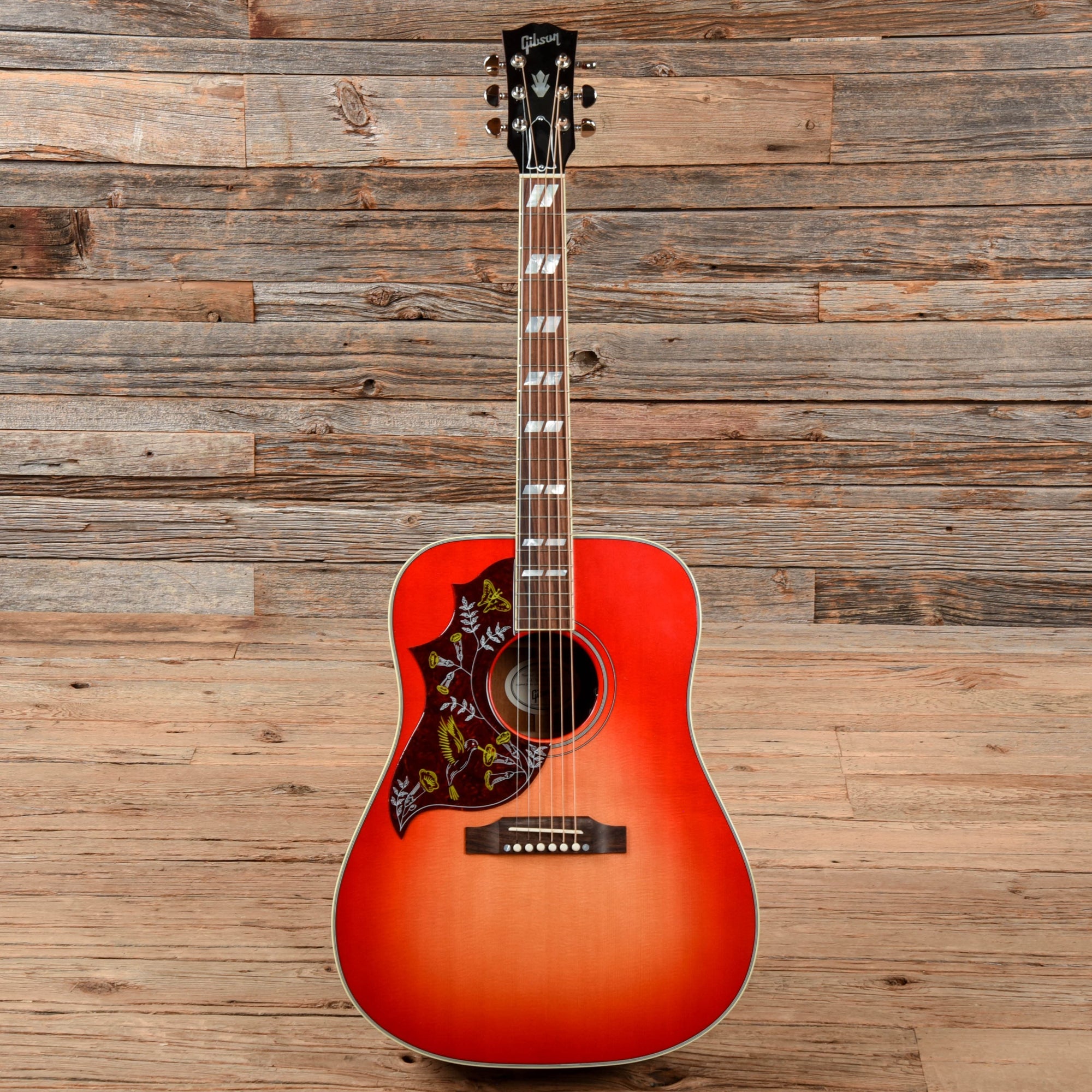 Gibson Hummingbird Cherry Sunburst 2017 LEFTY – Chicago Music Exchange