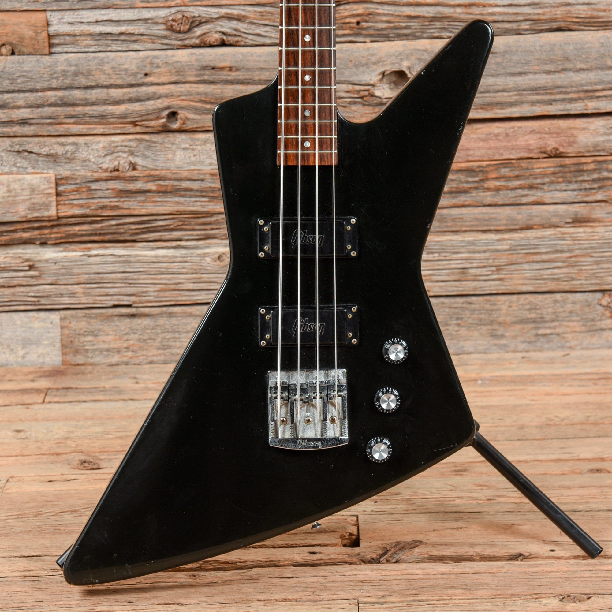 Gibson Explorer Bass Ebony 1986 – Chicago Music Exchange