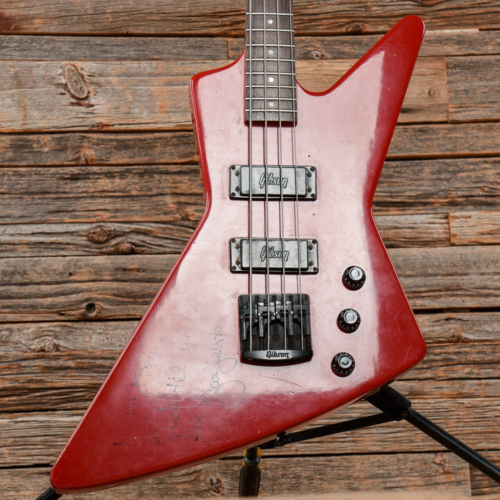 Gibson Explorer Bass Red 1985 – Chicago Music Exchange