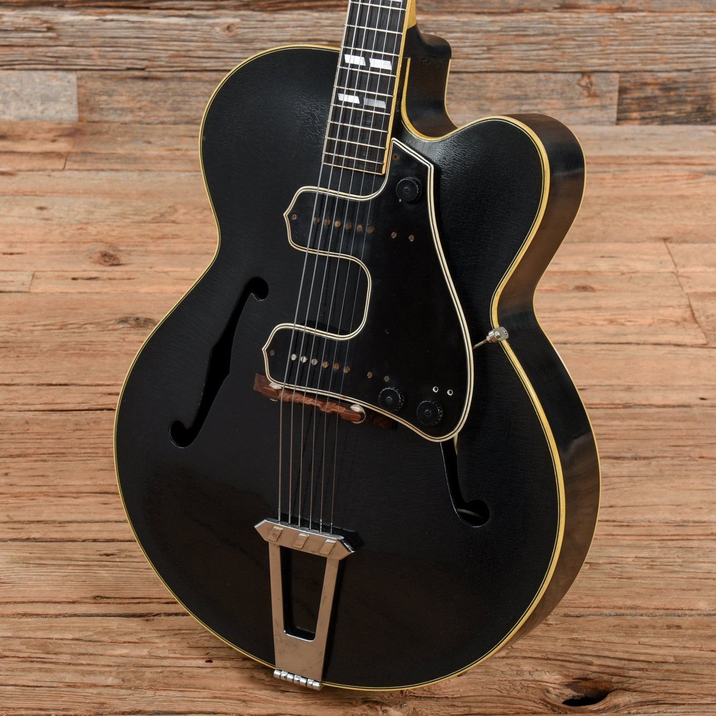 Gibson L7C Double McCarty Pickup Black Aged Refin Ebony 1949 – Chicago ...