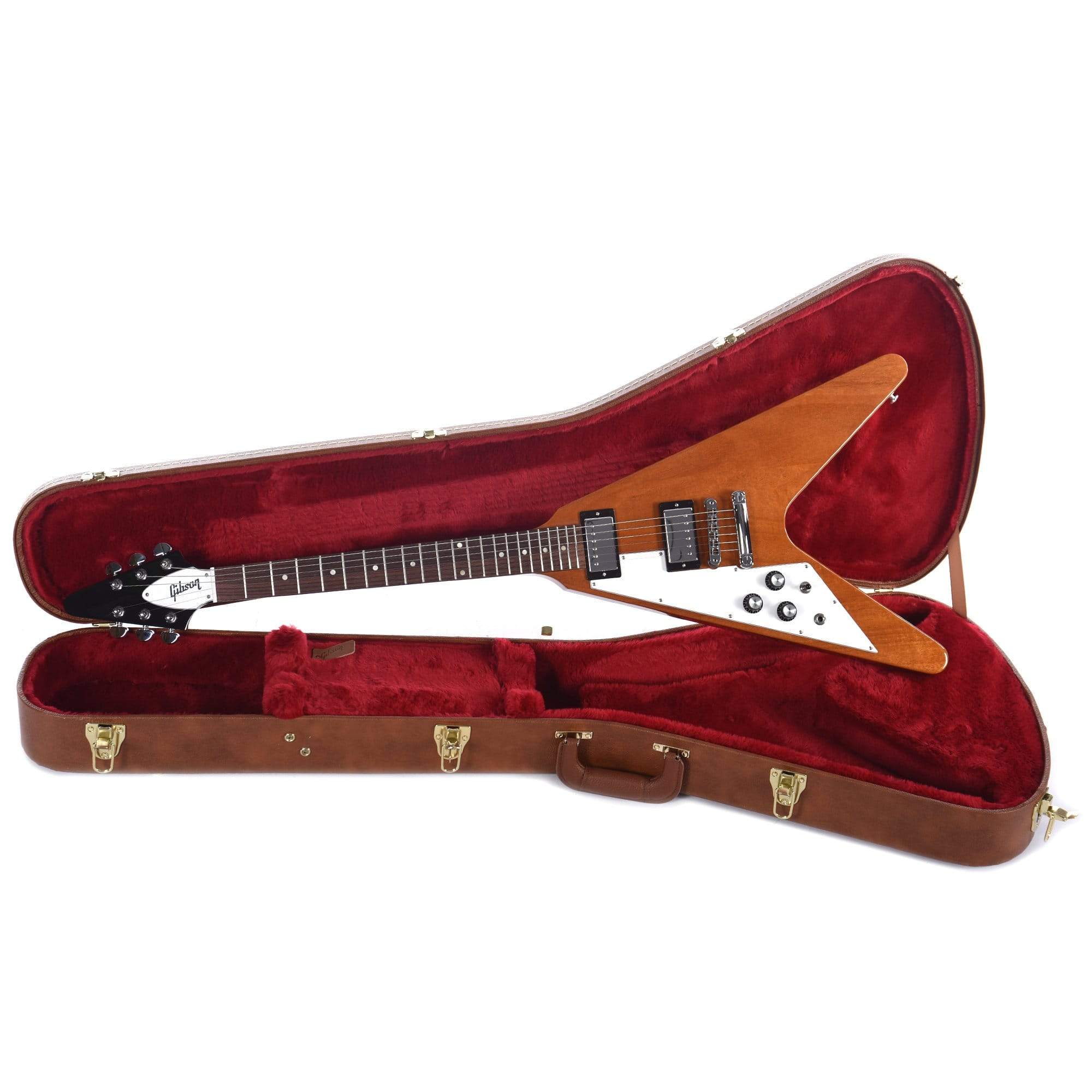Gibson USA Flying V 2019 Antique Natural LEFTY – Chicago Music Exchange