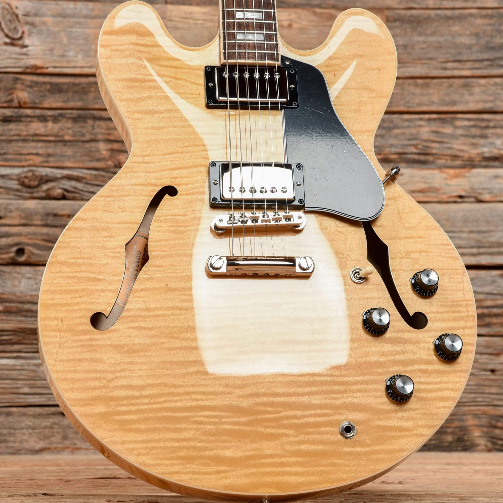 Gibson Block Inlay Figured ES-335 Natural 2021 – Chicago Music Exchange