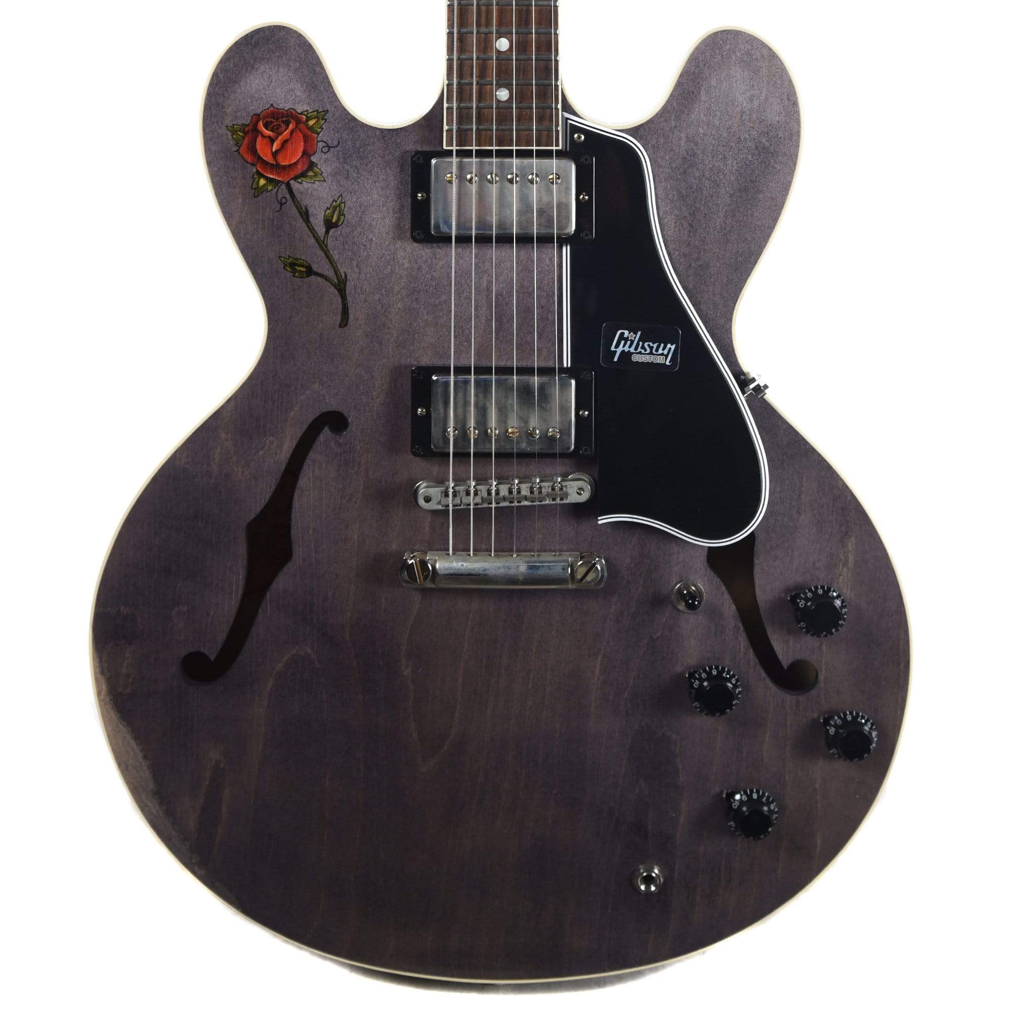 Gibson Custom 1959 ES-335 Rose Tattoo Heavy Aged NH PSL – Chicago Music ...