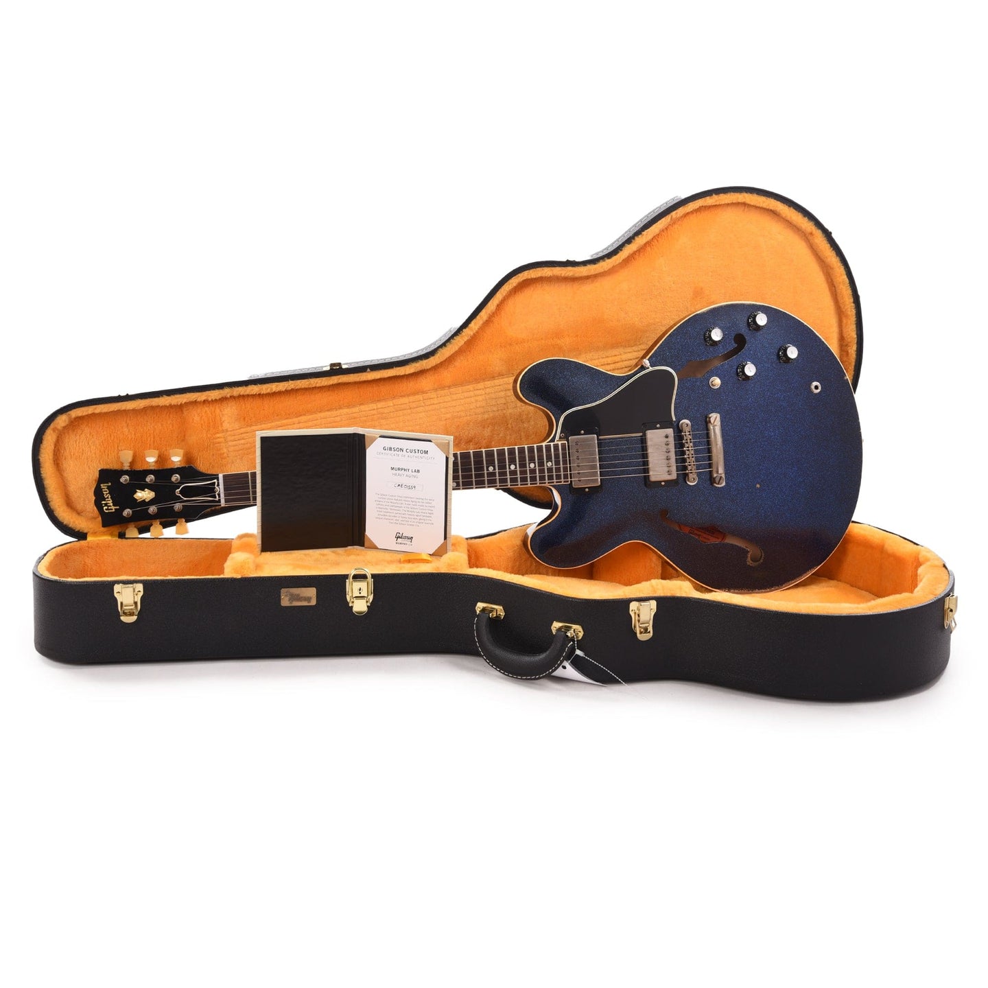 Gibson Custom Shop 1961 ES-335 Reissue "CME Spec" Antique Brunswick Bl – Chicago Music Exchange