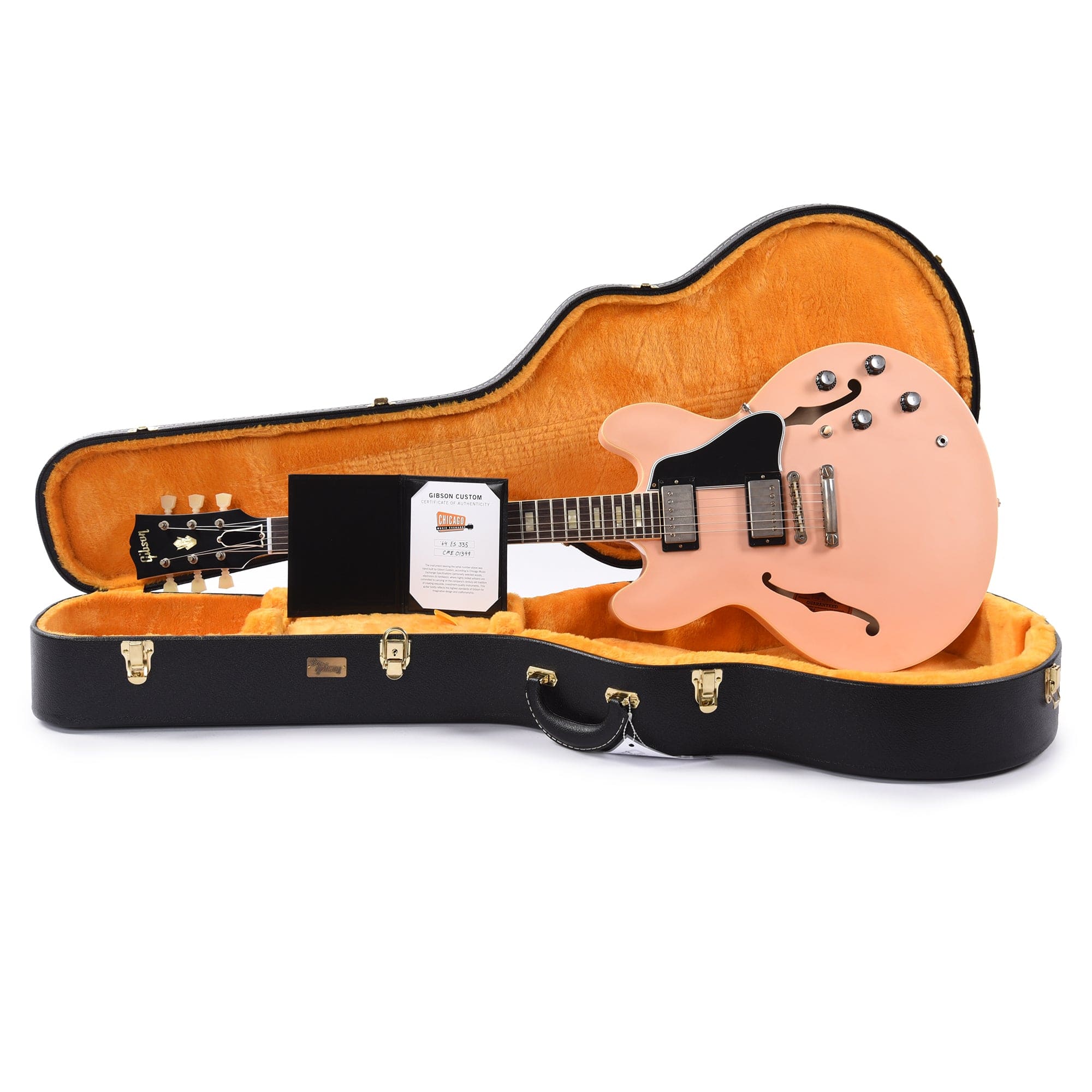 Gibson Custom Shop 1964 ES-335 Reissue "CME Spec" Antique Shell Pink V ...