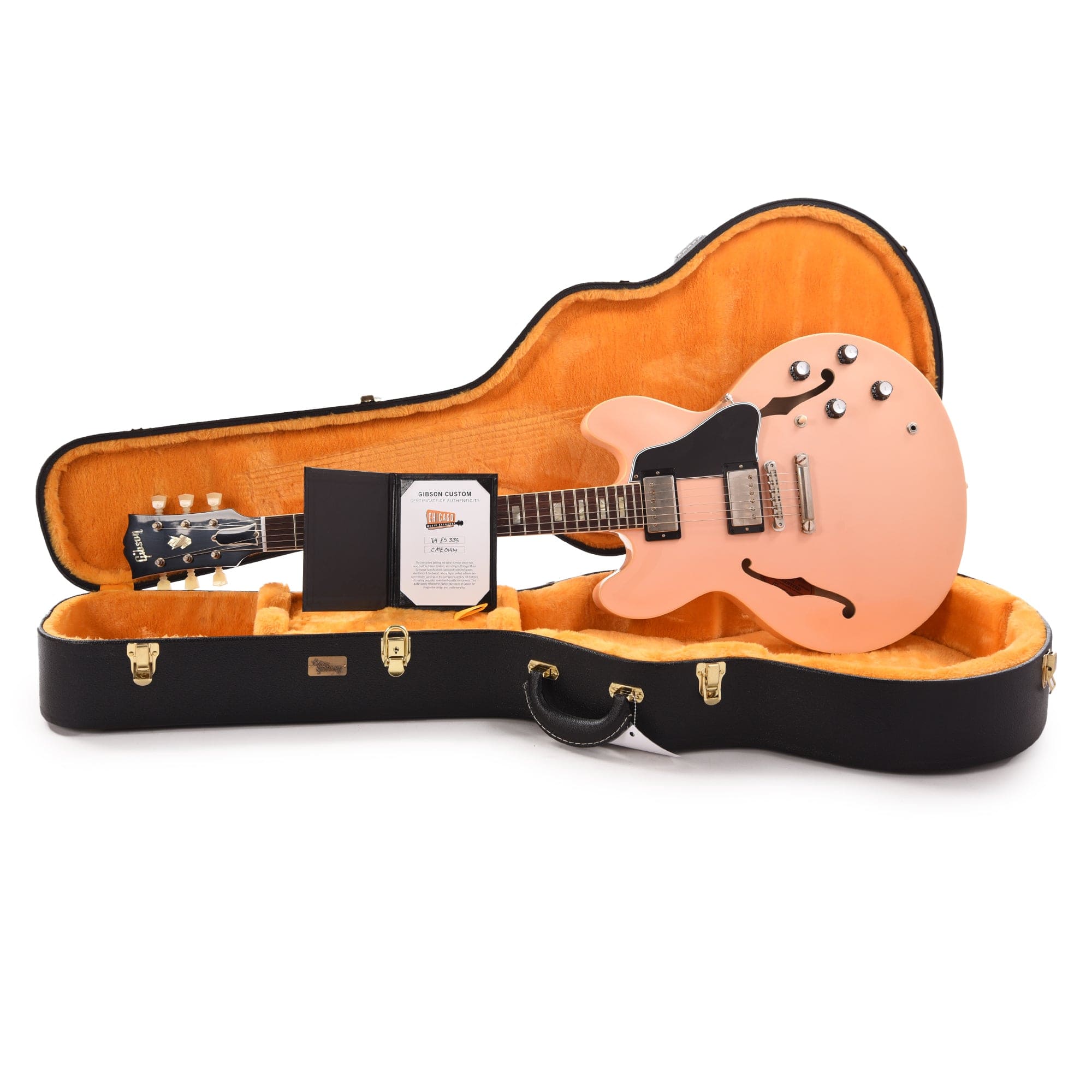 Gibson Custom Shop 1964 ES-335 Reissue "CME Spec" Antique Shell Pink V ...