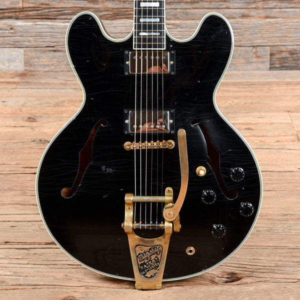 Gibson Custom Shop ES-355 Heavy Aged Black 2009 – Chicago Music Exchange