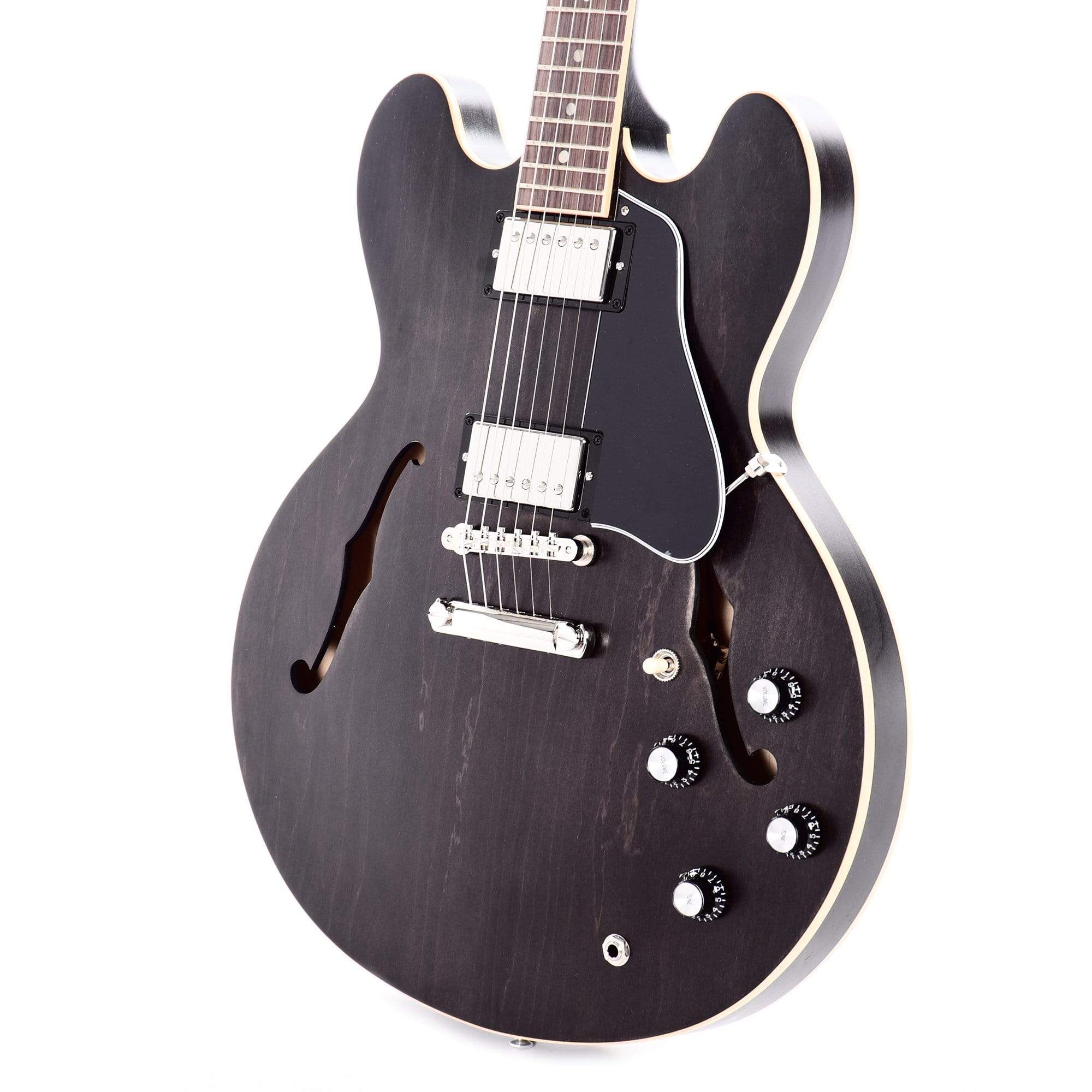 Gibson USA ES-335 Satin Trans Black – Chicago Music Exchange
