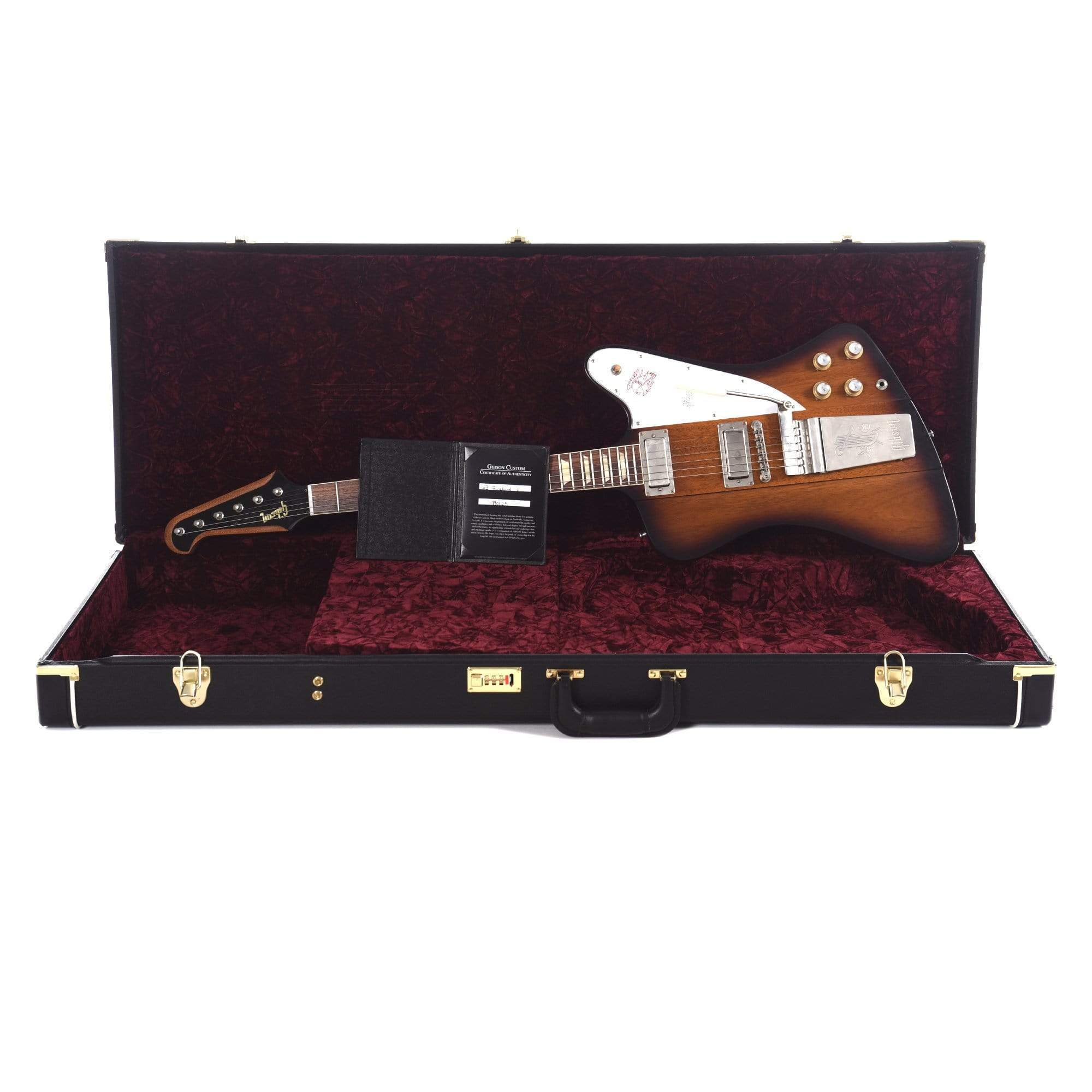 Gibson Custom 1963 Firebird V Vintage Sunburst Light Back VOS M2M w/Ma ...