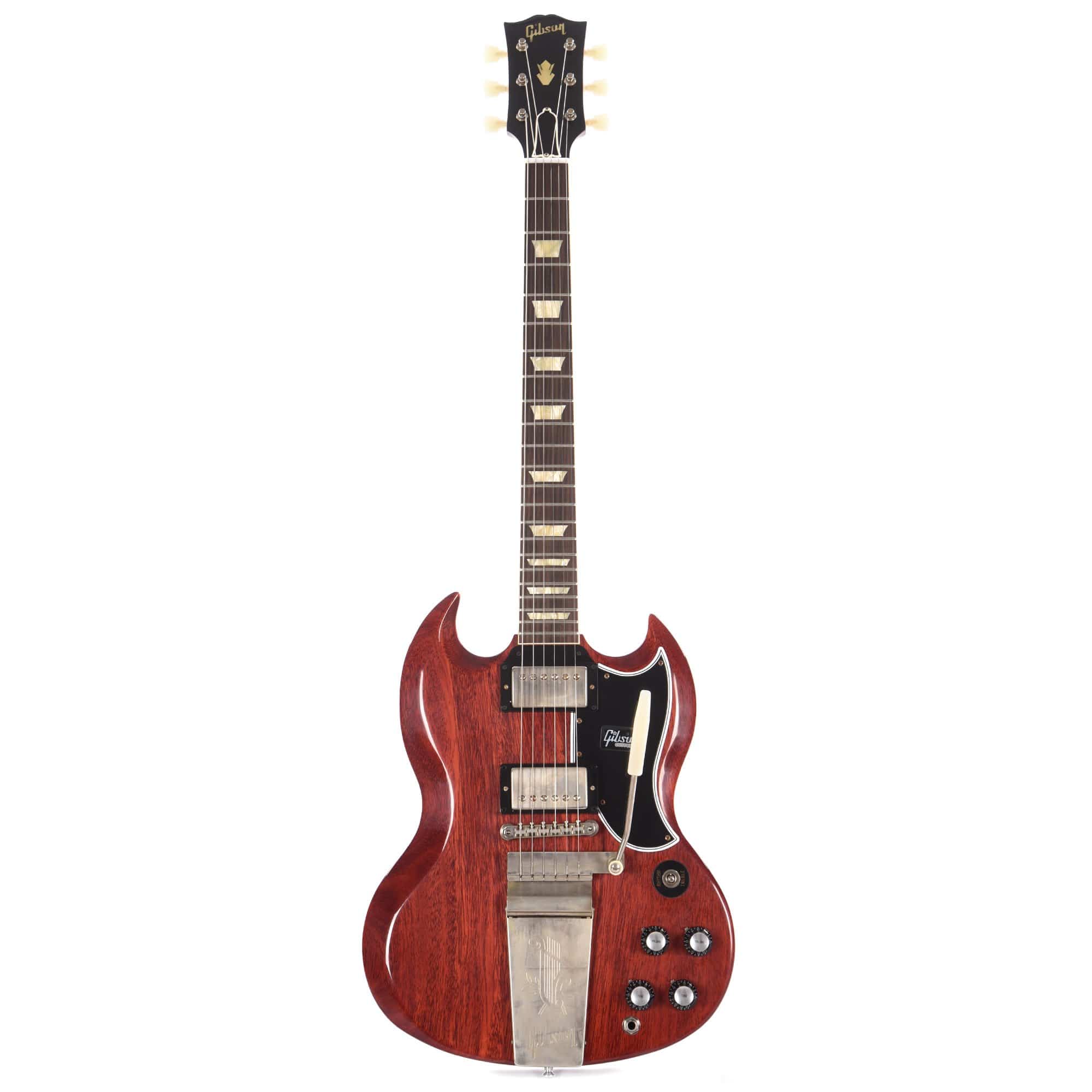 Gibson Custom 1964 SG Standard Reissue Cherry Red VOS Maestro Vibrola ...