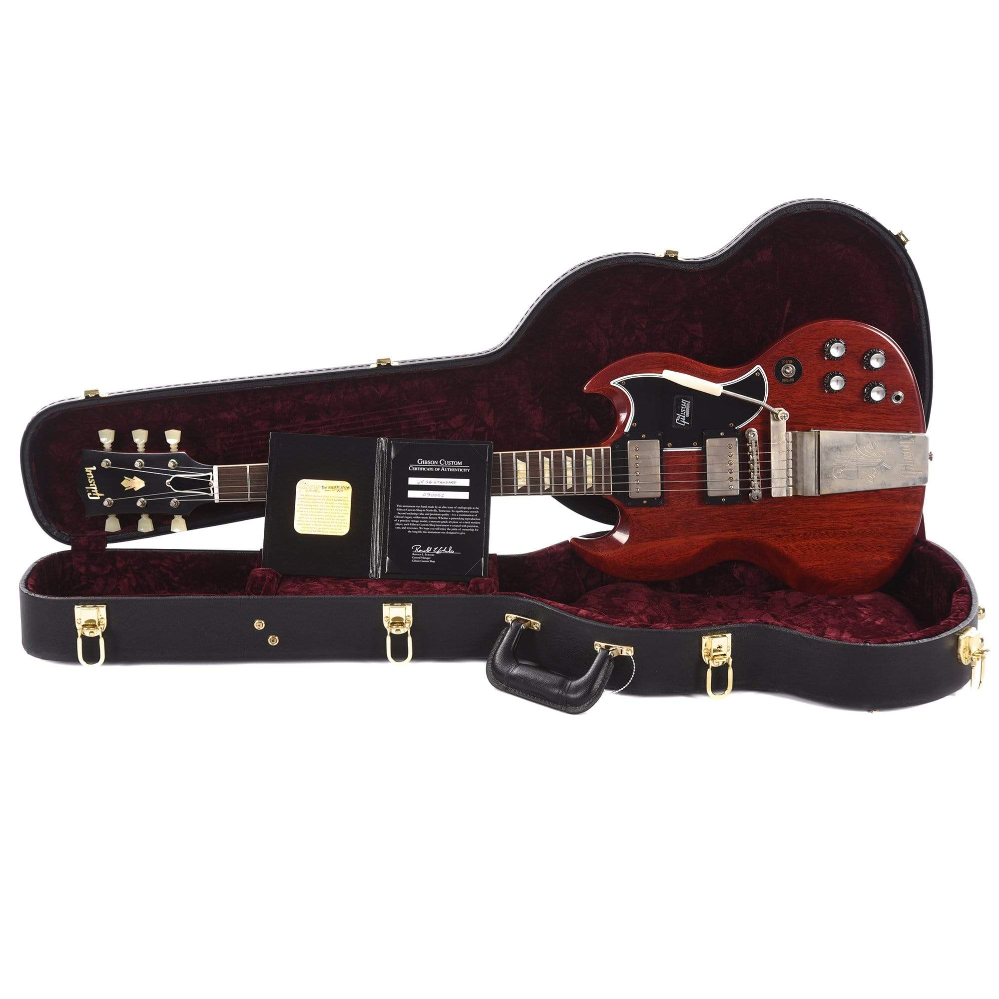 Gibson Custom 1964 SG Standard Reissue Cherry Red VOS Maestro Vibrola ...