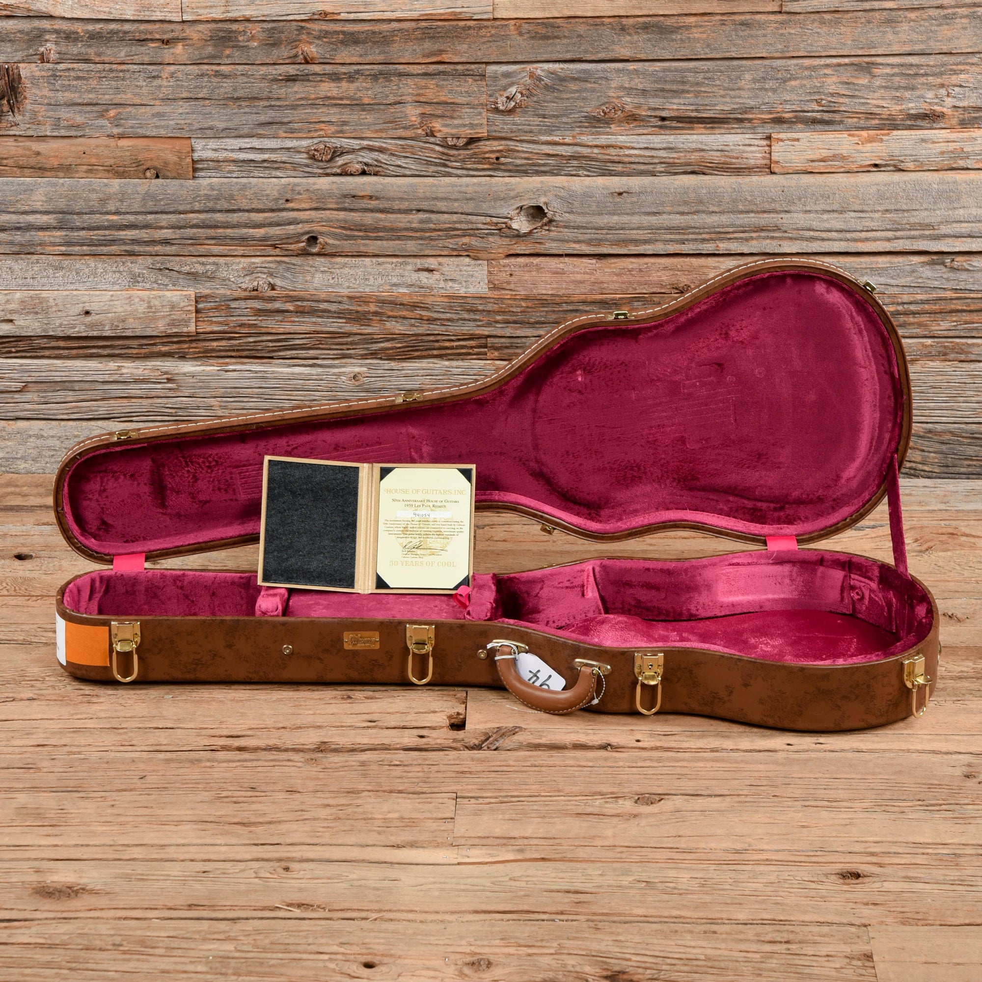 Gibson Custom 50th Anniversary '59 Les Paul Reissue House of Blues Edi ...