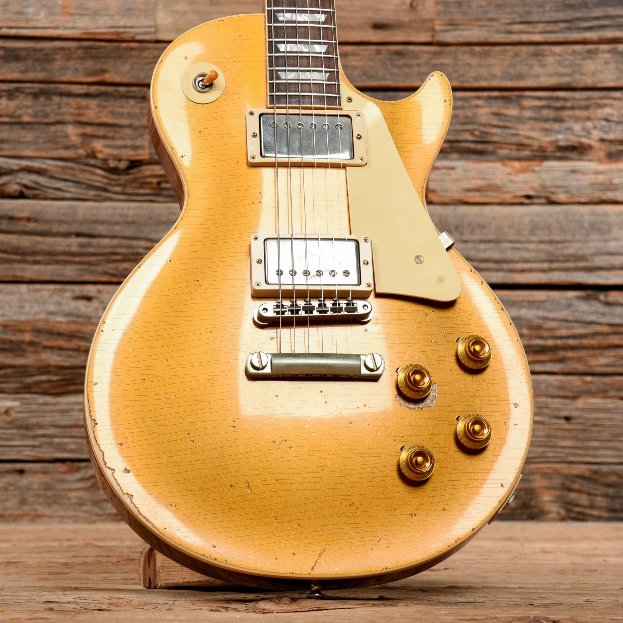 Gibson Custom 60th Anniversary '57 Les Paul Heavy Aged Goldtop 2017 ...
