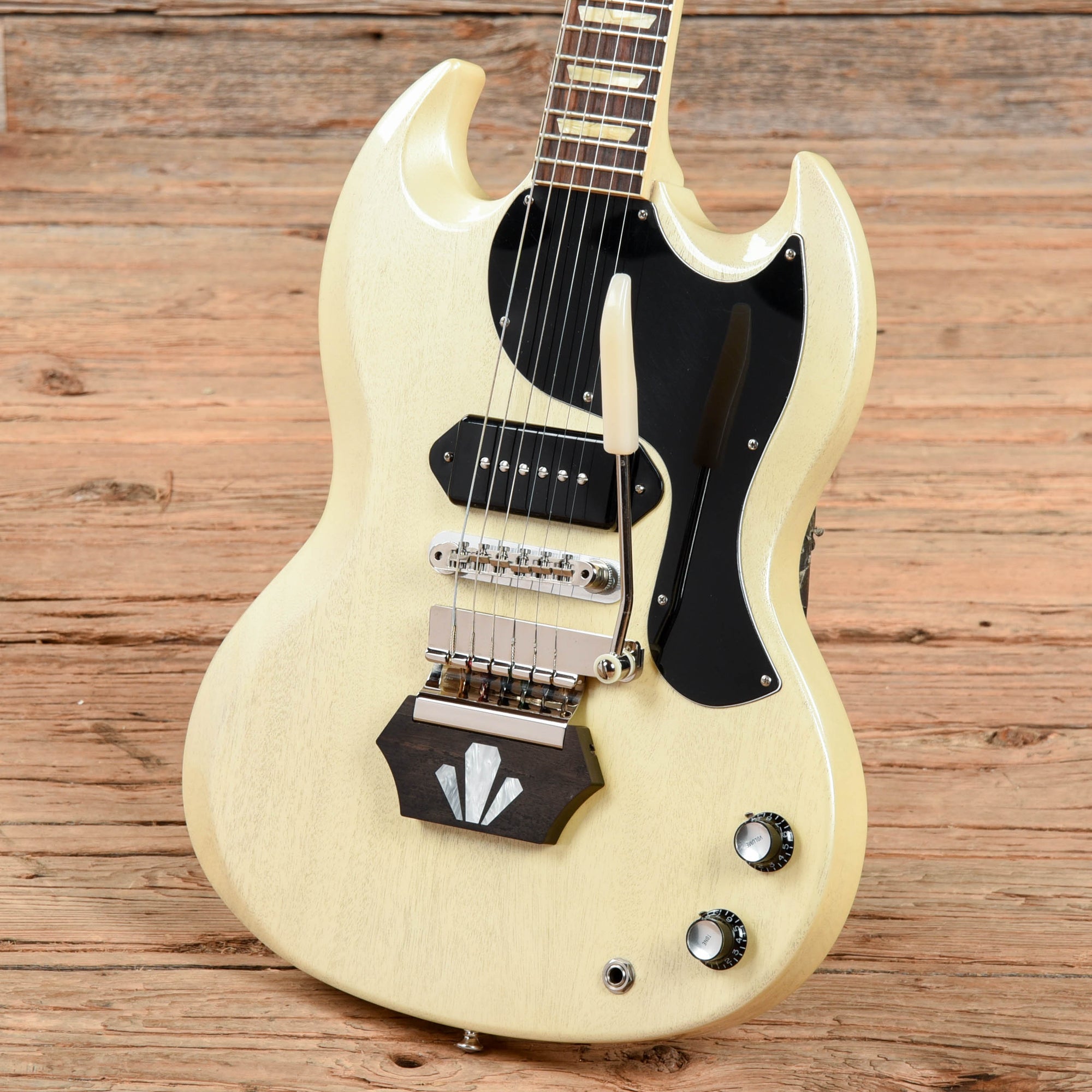 Gibson Custom Brian Ray '62 SG Junior White Fox 2020 – Chicago Music ...