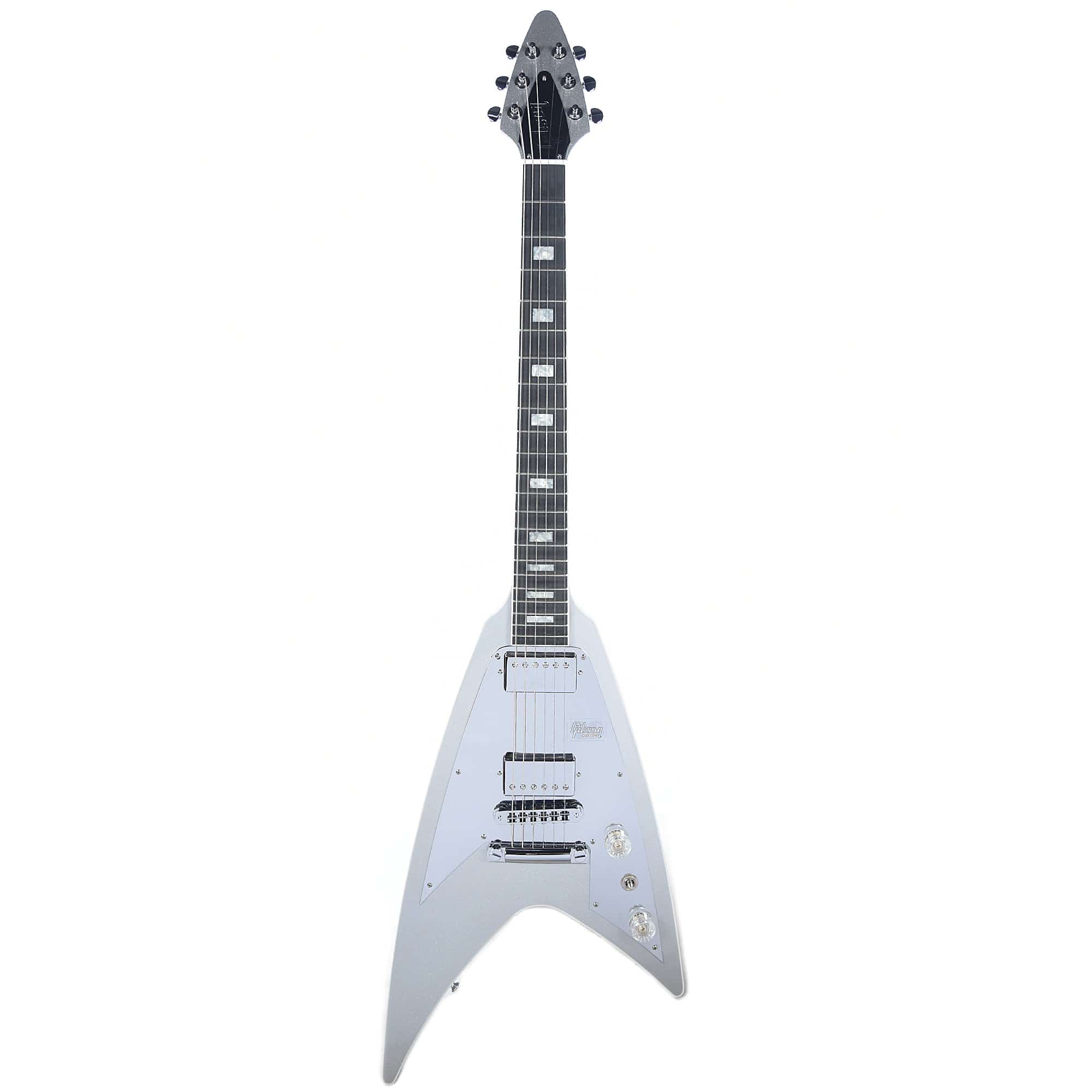 Gibson Custom Modern Flying V Silver Prism – Chicago Music Exchange