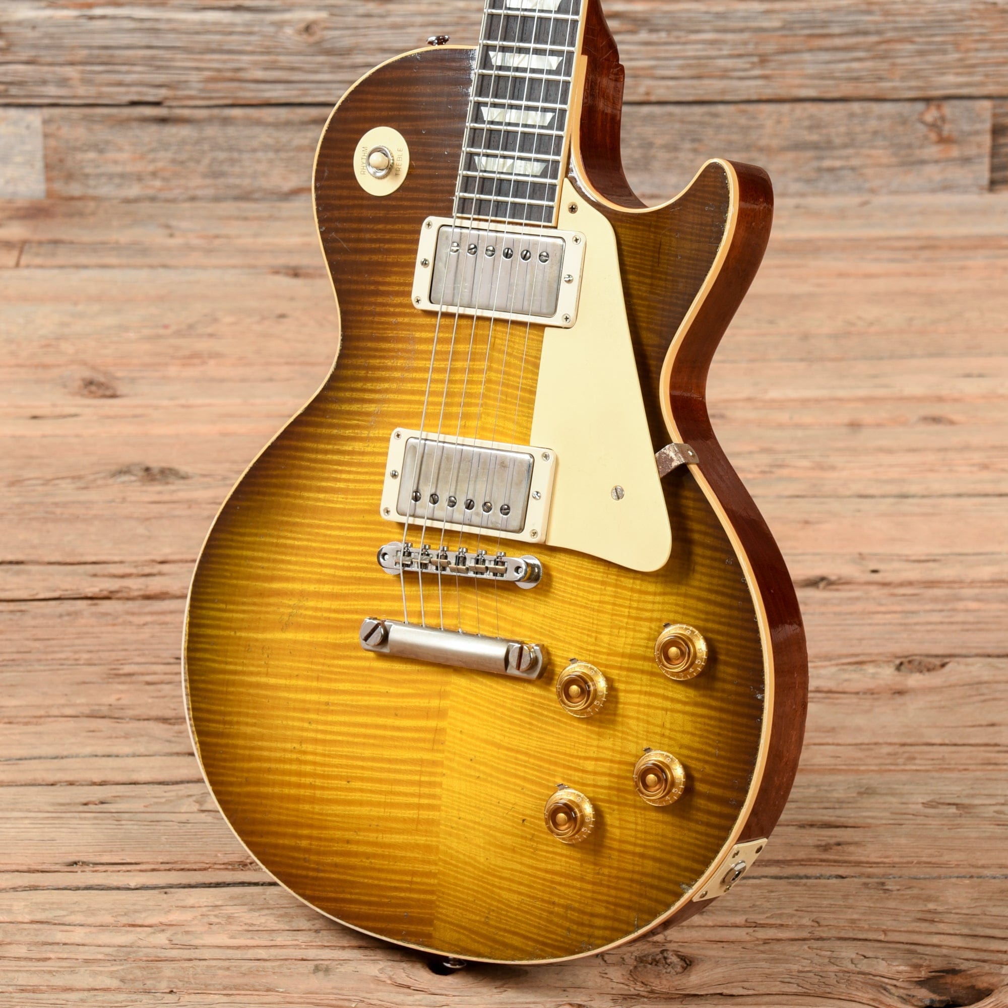Gibson Custom Murphy Lab '59 Les Paul Standard Reissue Heavy Aged Sunb ...