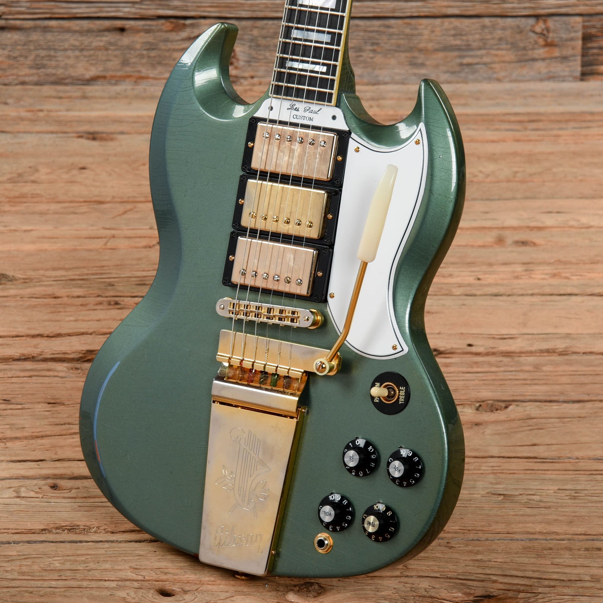 Gibson Custom Murphy Lab SG Custom Light Aged w/Maestro Vibrola Tailpi ...
