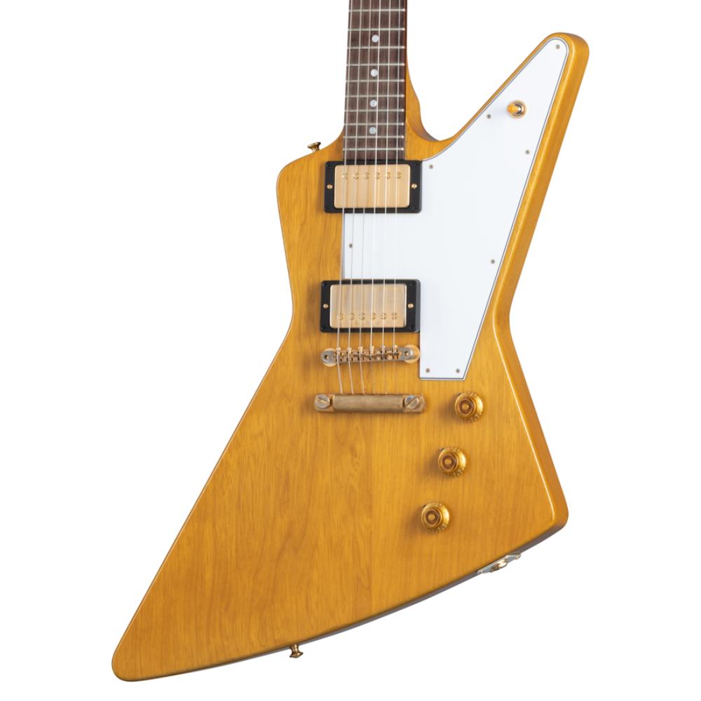 Gibson Custom Shop 1958 Korina Explorer Reissue Natural w/White Pickgu ...