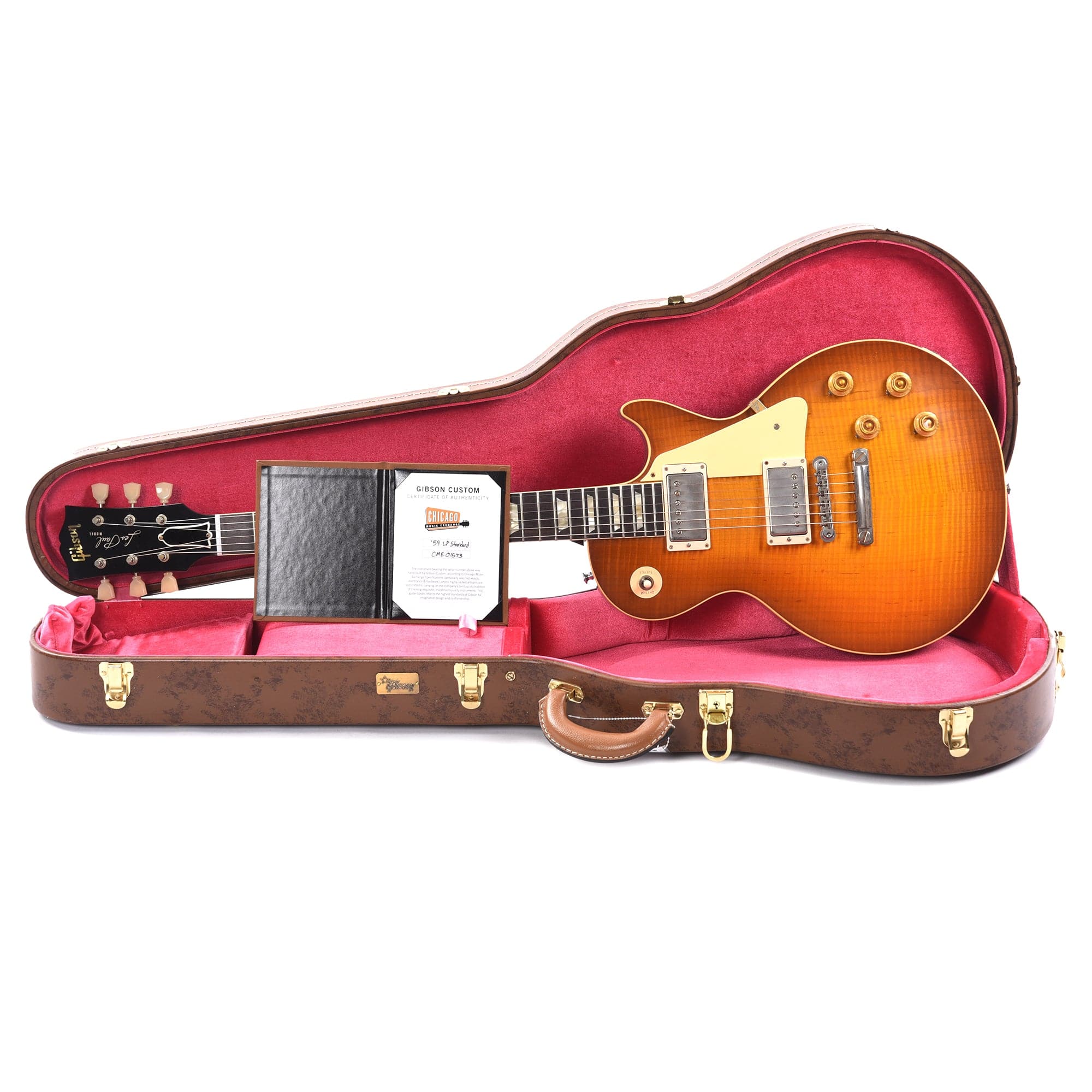 Gibson Custom Shop 1959 Les Paul Standard "CME Spec" Amber VOS w/59 Ca ...