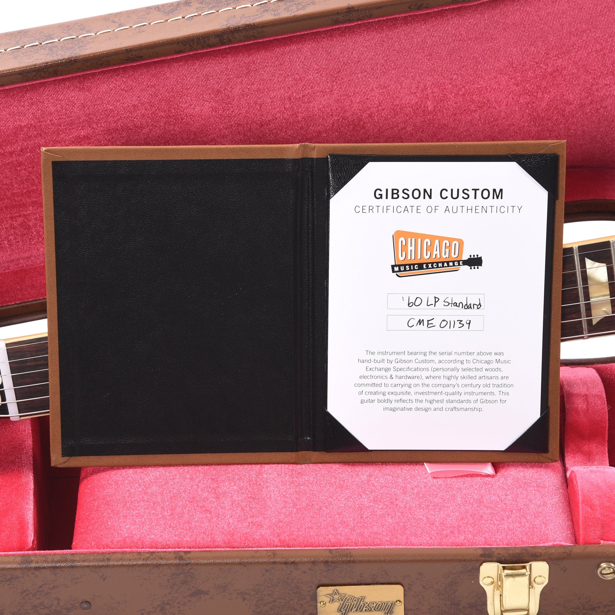 Gibson Custom Shop 1960 Les Paul Standard "CME Spec" Heritage Cherry S ...