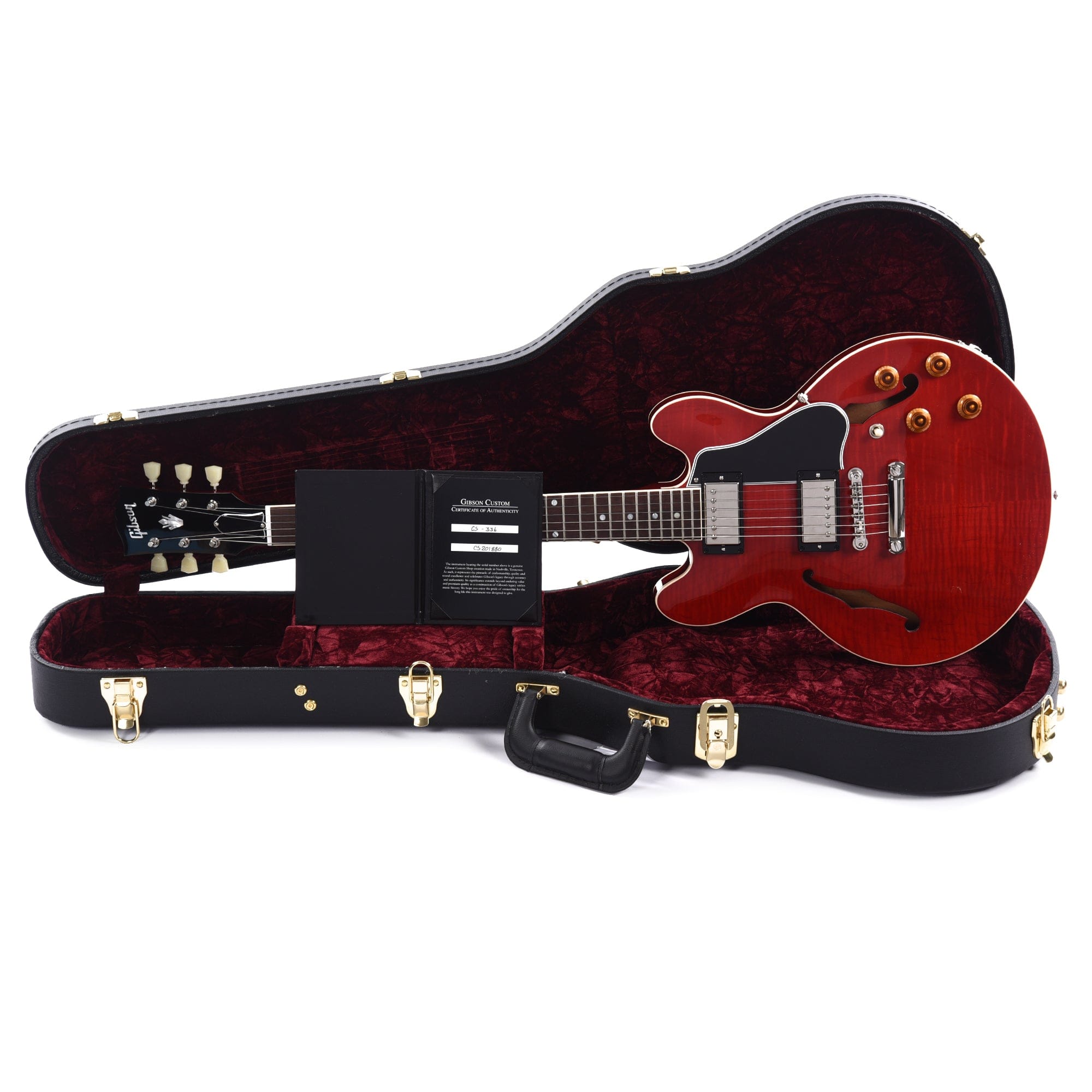 Gibson Custom Shop CS-336 Figured Top Faded Cherry Gloss – Chicago ...
