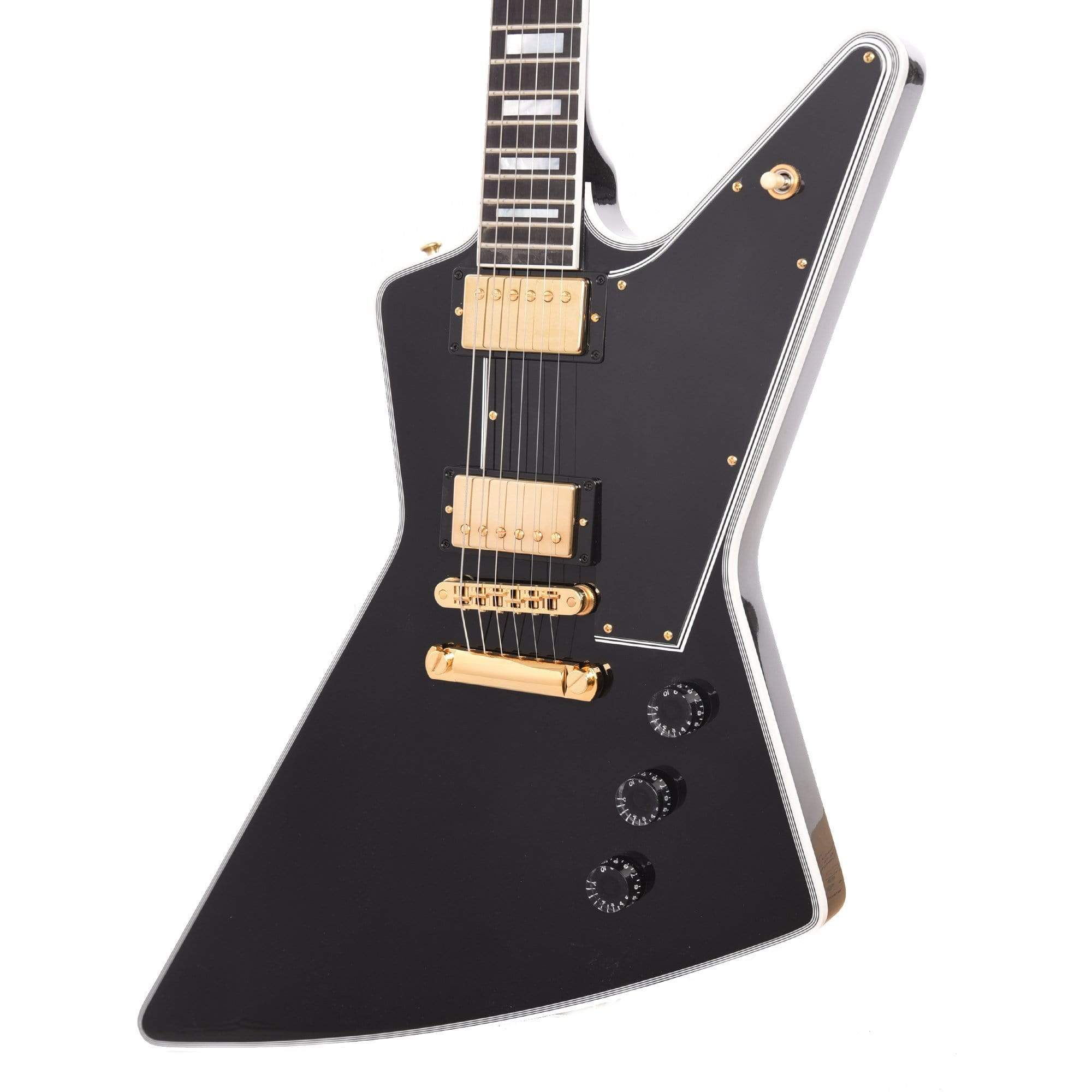 Gibson Custom Shop Explorer Custom Ebony Gloss w/Ebony Fingerboard ...