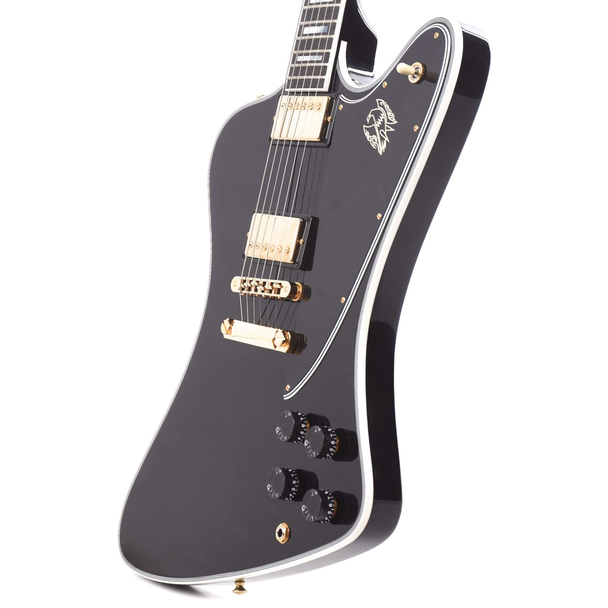 Gibson Custom Shop Firebird Custom Ebony Gloss w/Ebony Fingerboard ...