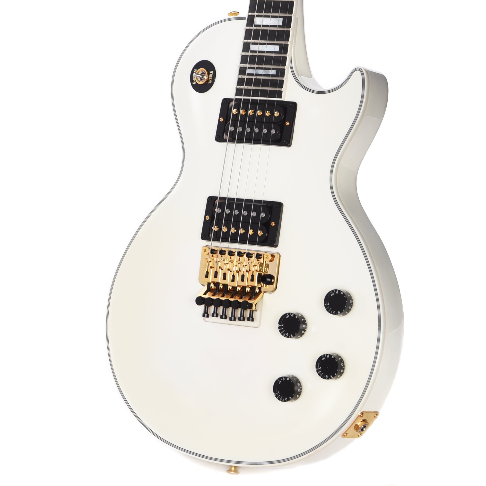 Gibson Custom Shop Les Paul Axcess Custom Alpine White – Chicago Music ...