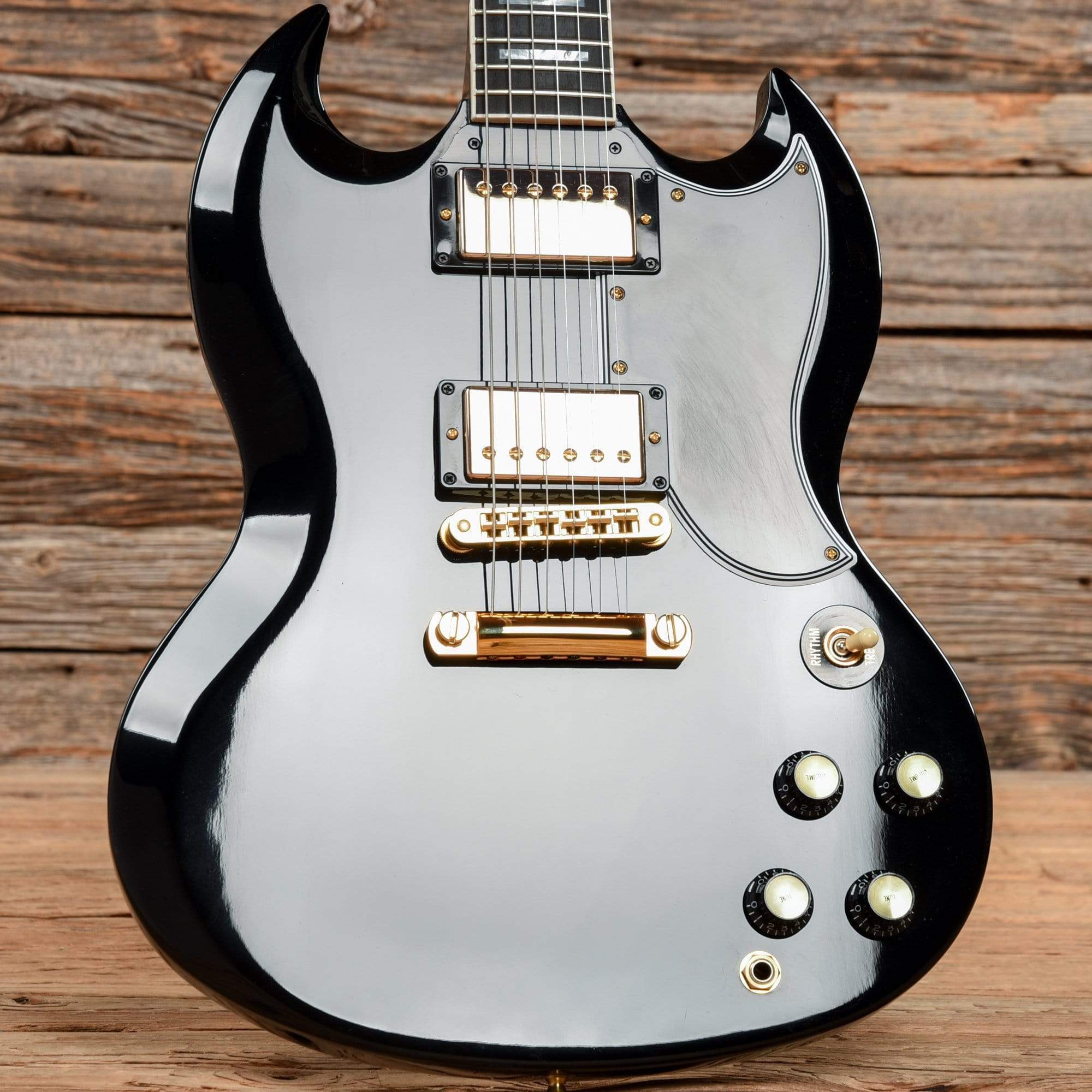 Gibson Custom Shop SG Custom Ebony 2020 – Chicago Music Exchange