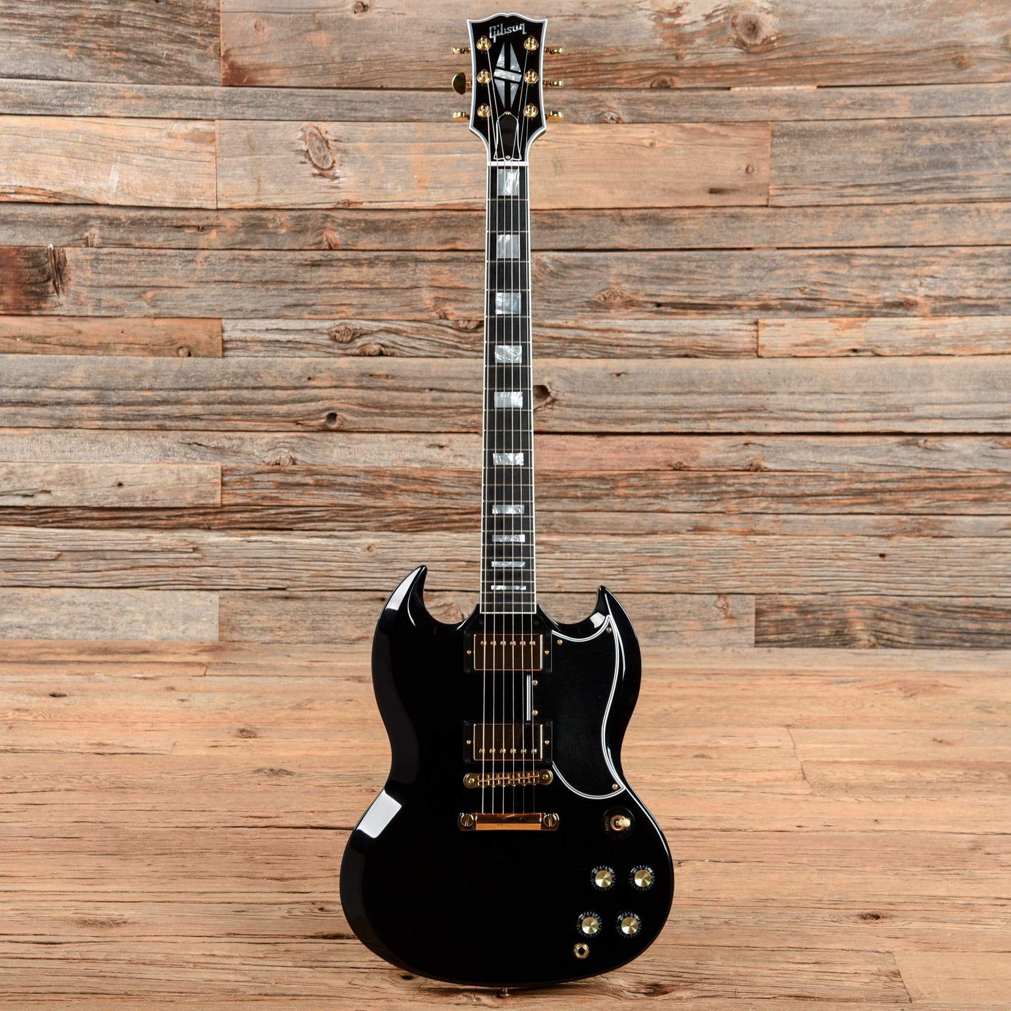 Gibson Custom Shop SG Custom Ebony 2020 – Chicago Music Exchange