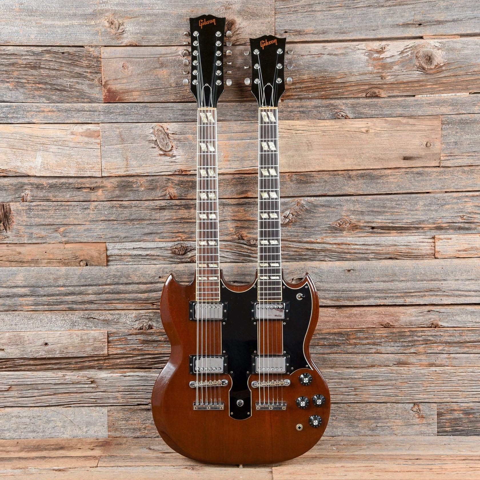 Gibson EDS-1275 Walnut 1970s – Chicago Music Exchange