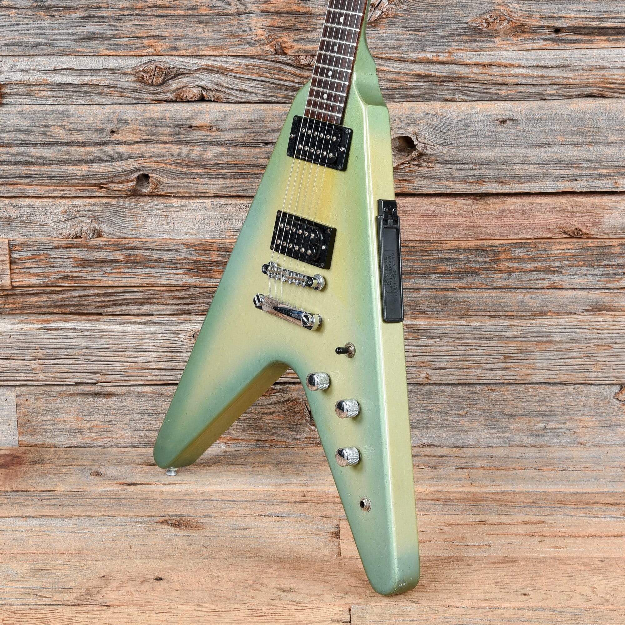 Gibson Flying V Aqua Burst 1980s – Chicago Music Exchange