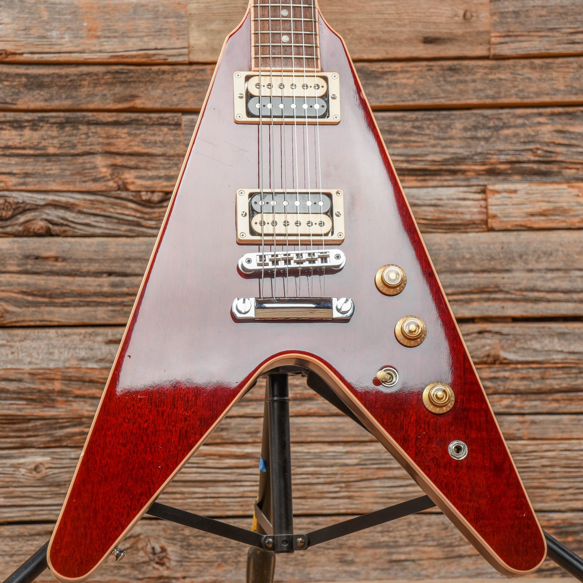 Gibson Flying V Pro T Cherry 2016 – Chicago Music Exchange