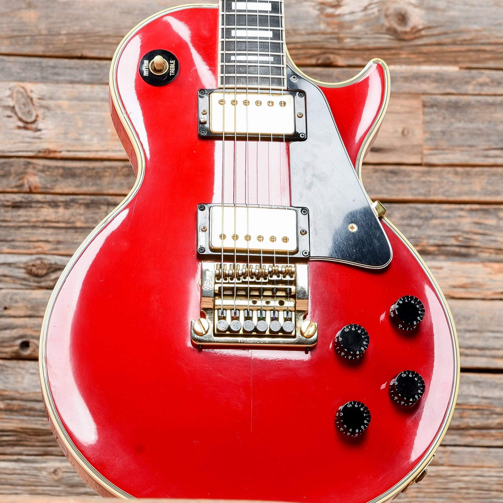Gibson Les Paul Custom Ferrari Red 1985 – Chicago Music Exchange