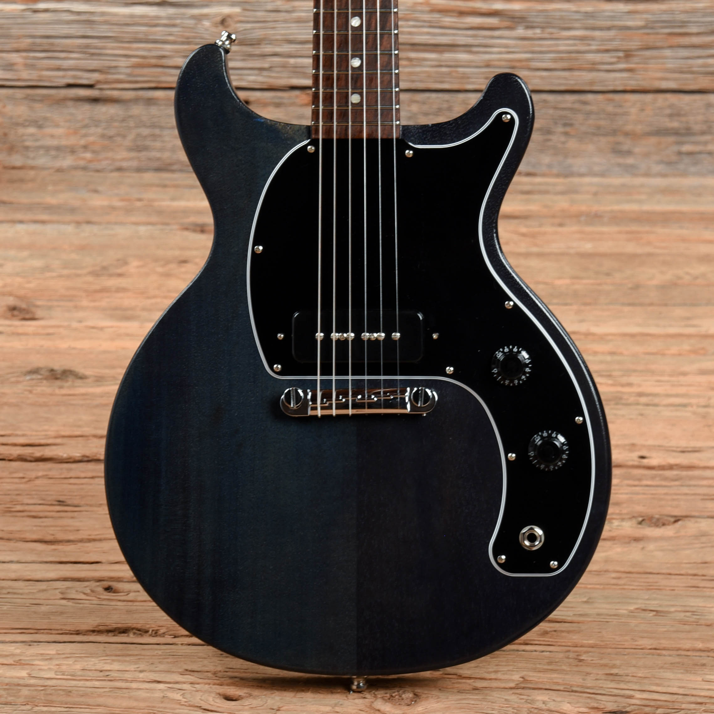 Gibson Les Paul Junior Tribute DC Blue Stain 2019 – Chicago Music Exchange