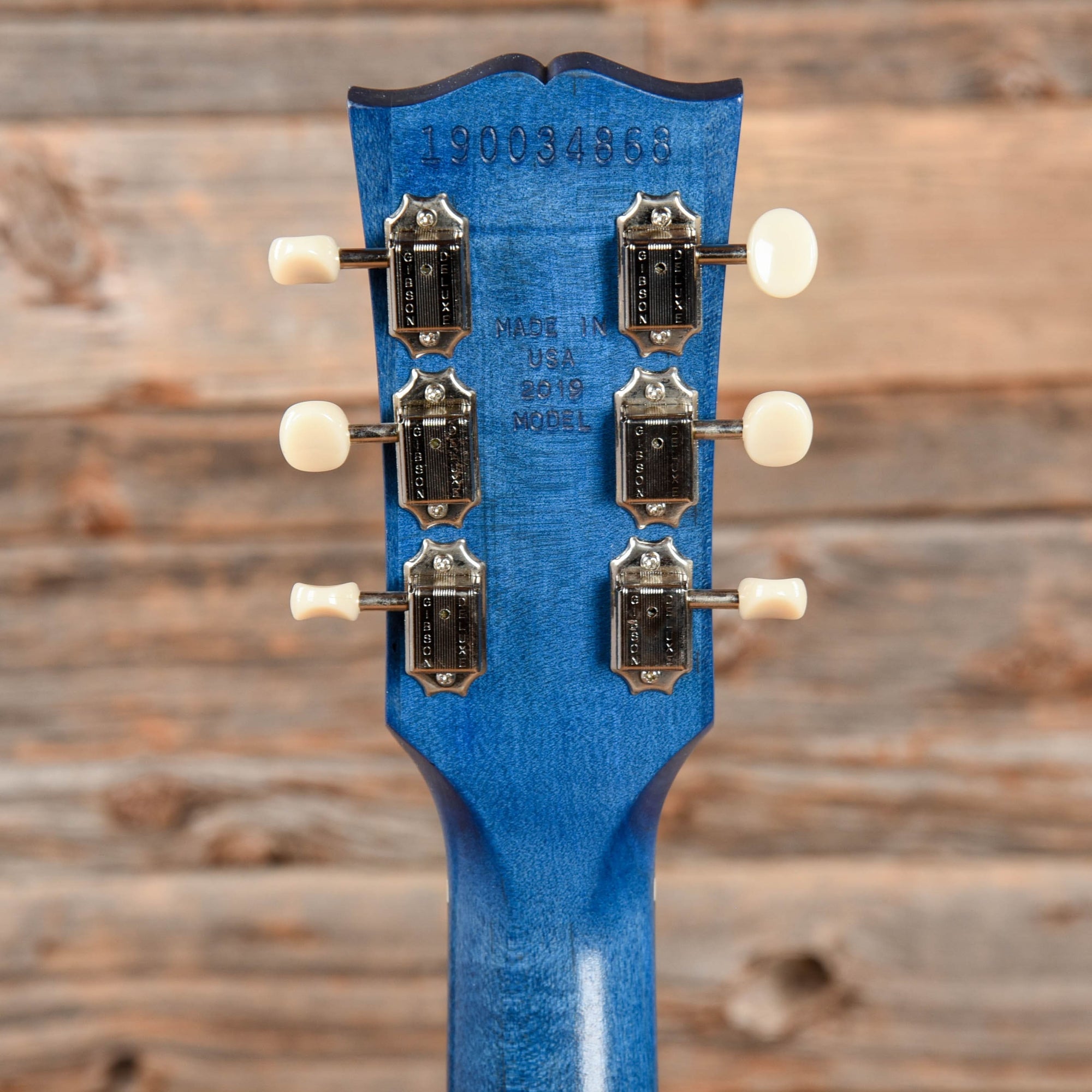 Gibson Les Paul Junior Tribute DC Blue Stain 2019 – Chicago Music Exchange