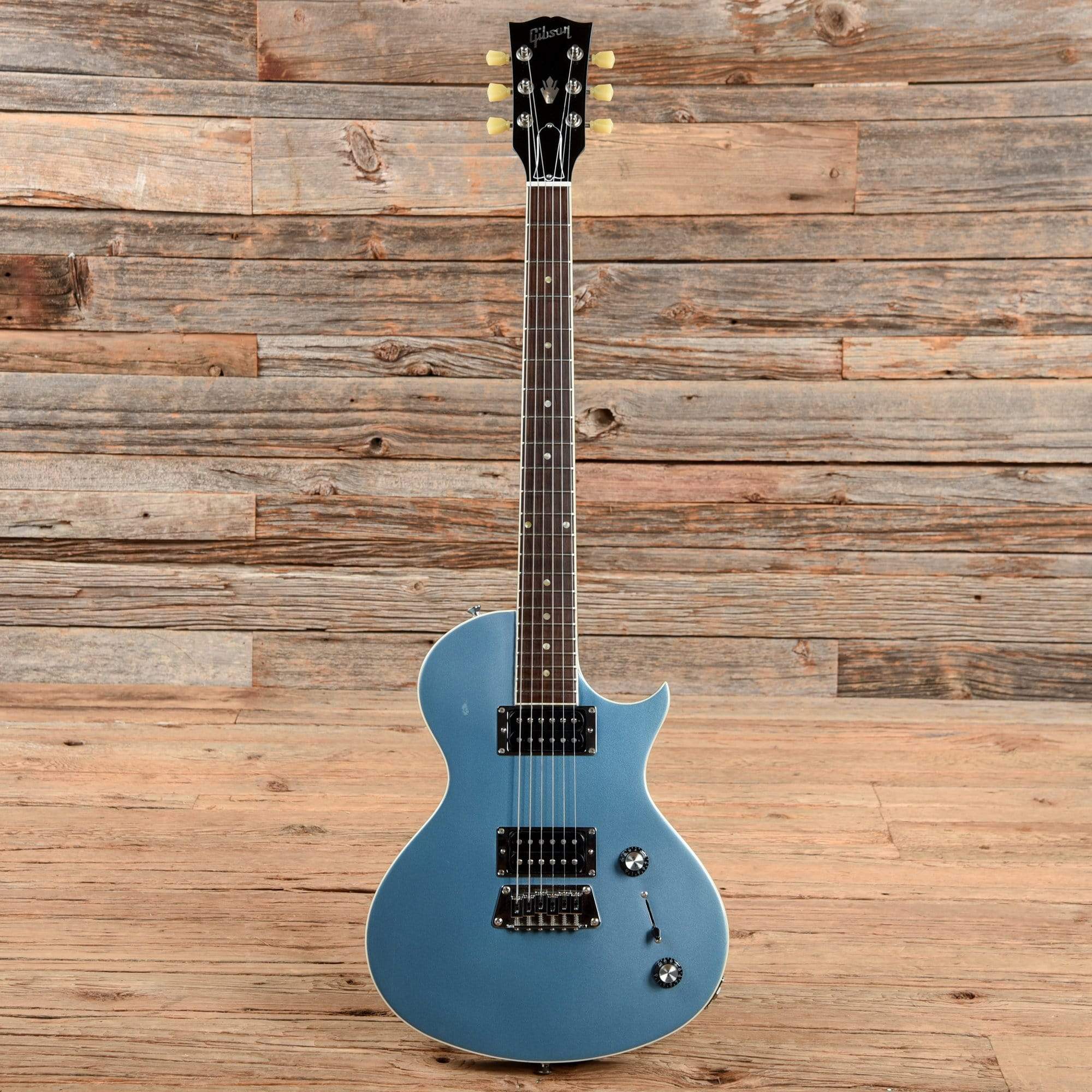 Gibson Nighthawk Studio Pelham Blue 2012 – Chicago Music Exchange