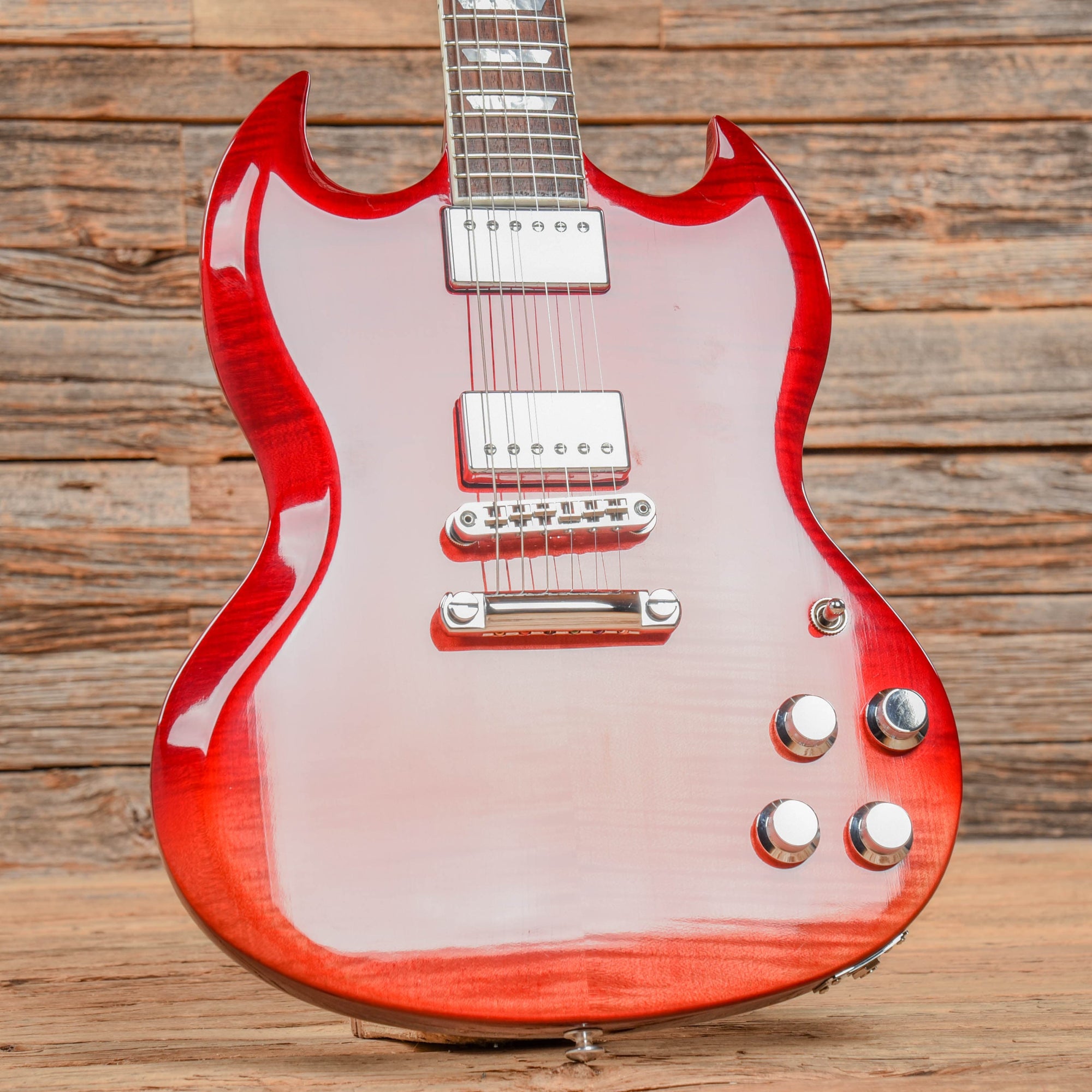 Gibson SG Standard HP II Blood Orange Fade 2018 – Chicago Music Exchange