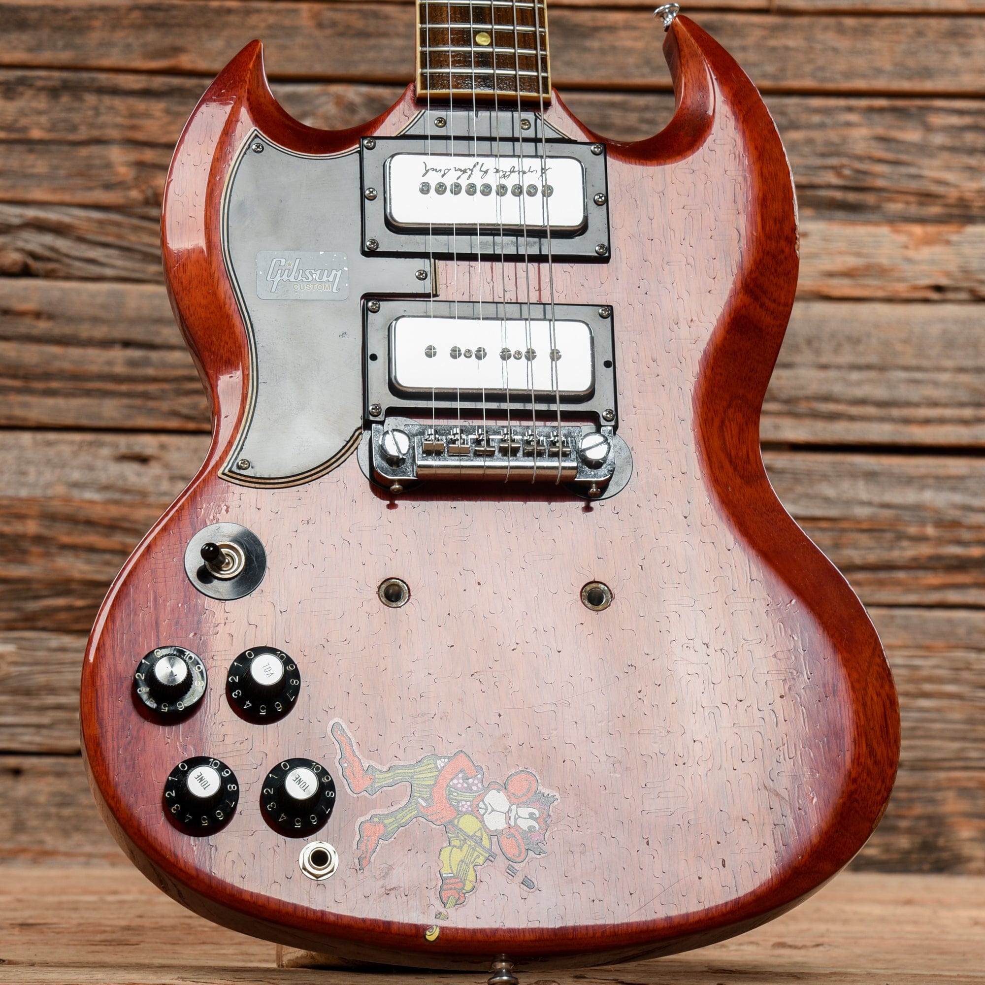 Gibson SG Tony Iommi Signature "Monkey" Cherry 2019 LEFTY – Chicago ...