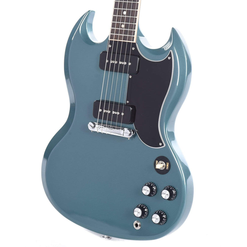 Gibson USA 2019 Limited SG Special Faded Pelham Blue w/P-90s & Wraparo ...
