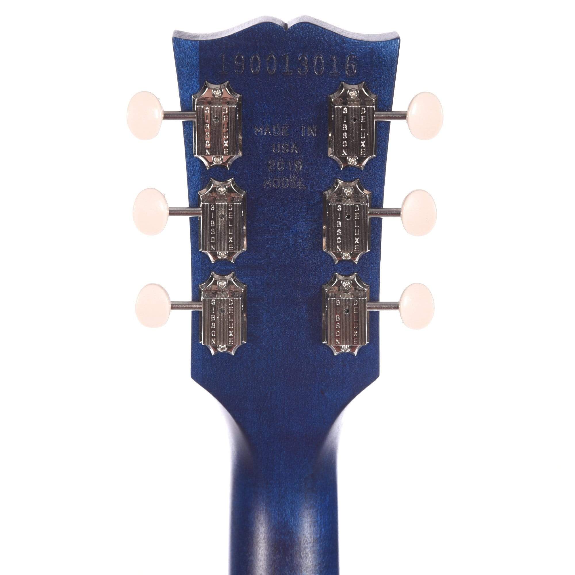 Gibson USA Les Paul Junior Tribute DC 2019 Blue Stain – Chicago Music ...