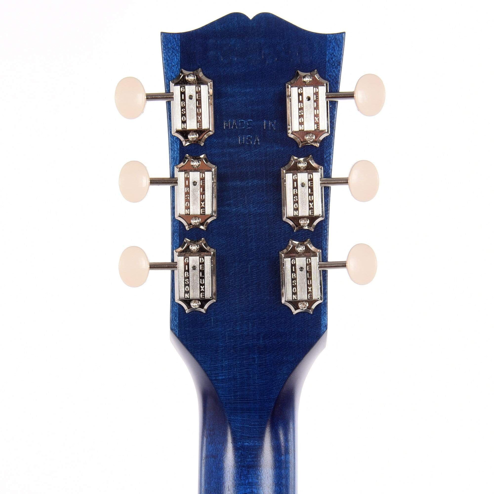 Gibson USA Les Paul Junior Tribute DC Blue Stain – Chicago Music Exchange