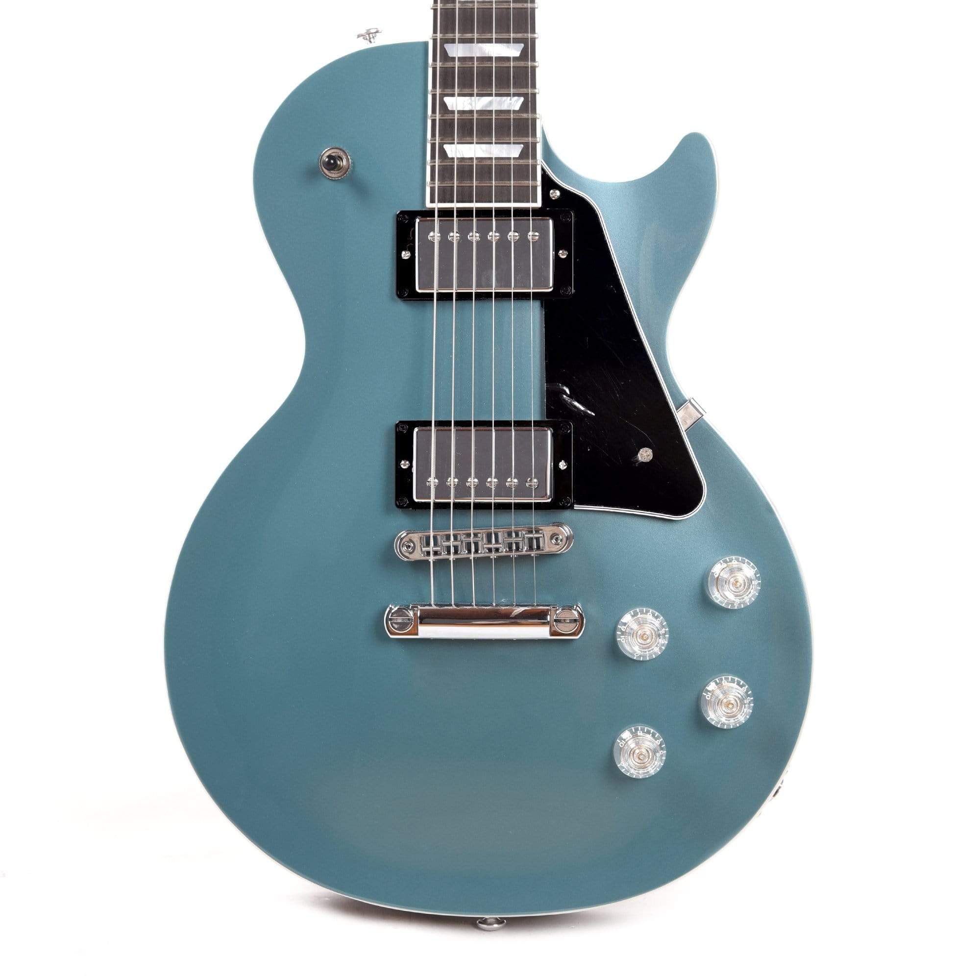 Gibson USA LP Modern Faded Pelham Blue Top – Chicago Music Exchange