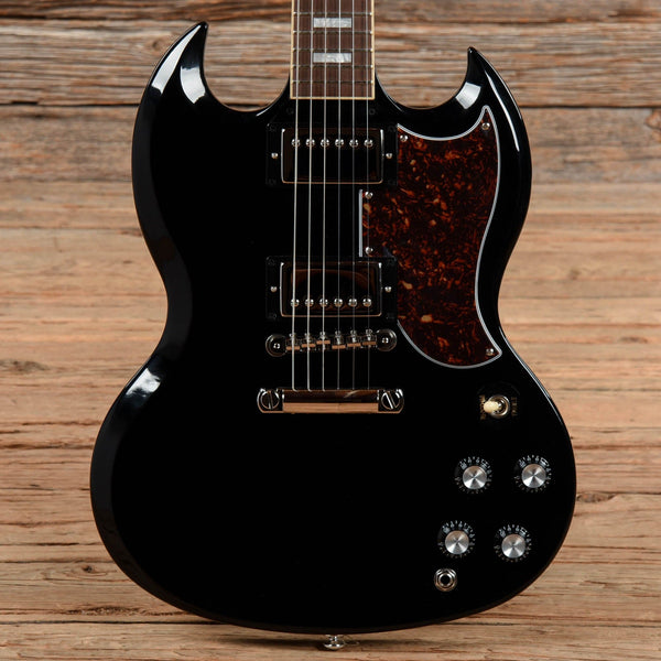 Gibson USA SG Standard Ebony w/Tortoise Pickguard & T-Type Pickups ...