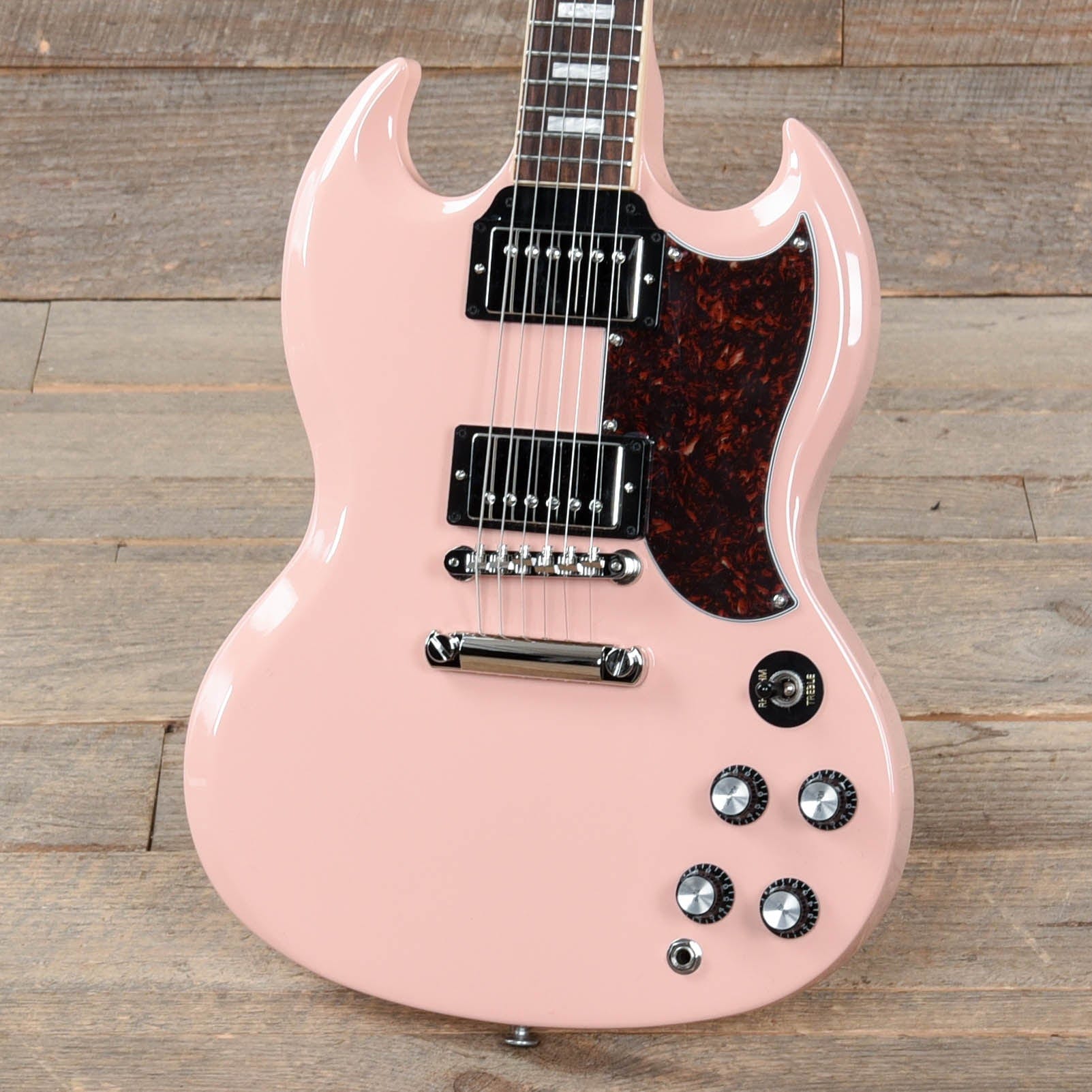 Gibson USA SG Standard Shell Pink w/Tortoise Pickguard & T-Type Pickup ...