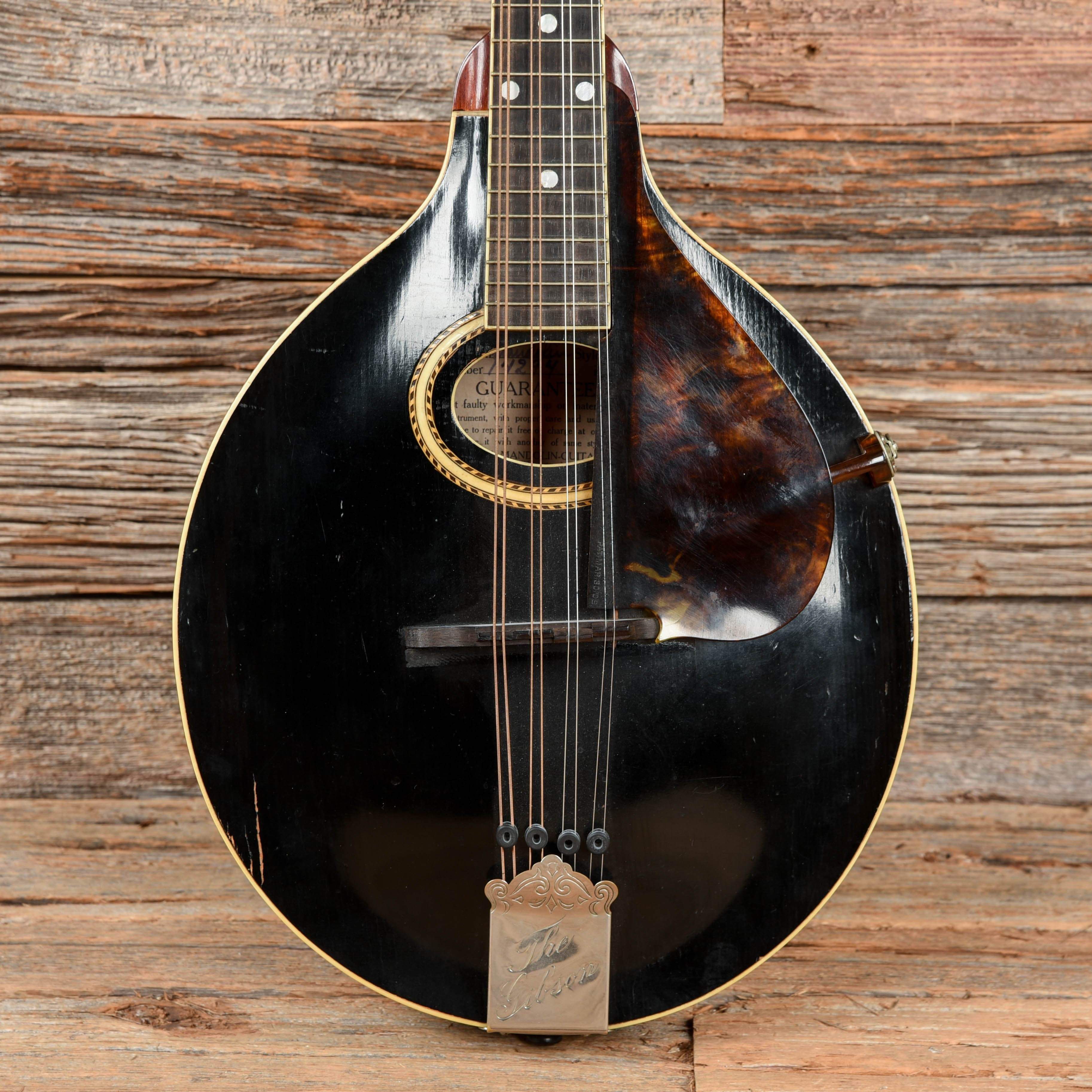 Gibson A-4 Mandolin Black 1913 – Chicago Music Exchange