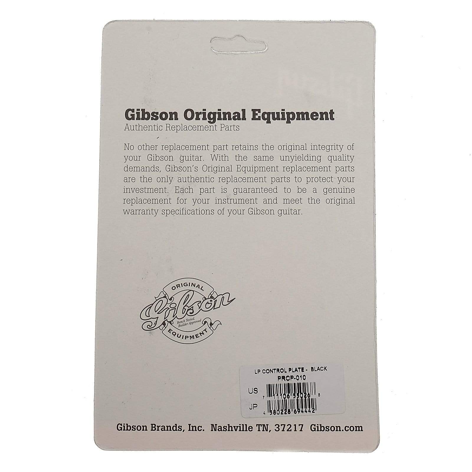 Gibson Control Plate - Black – Chicago Music Exchange