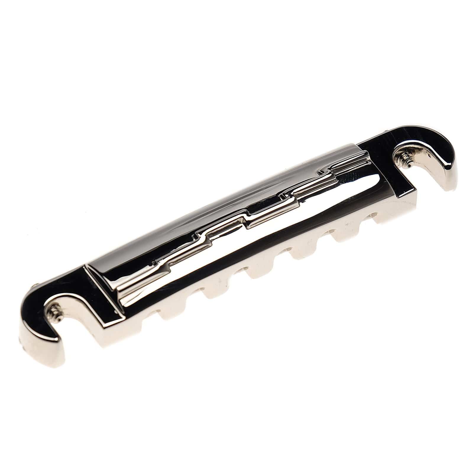 Gibson Lightning Bar Wraparound Compensating Bridge - Nickel – Chicago ...