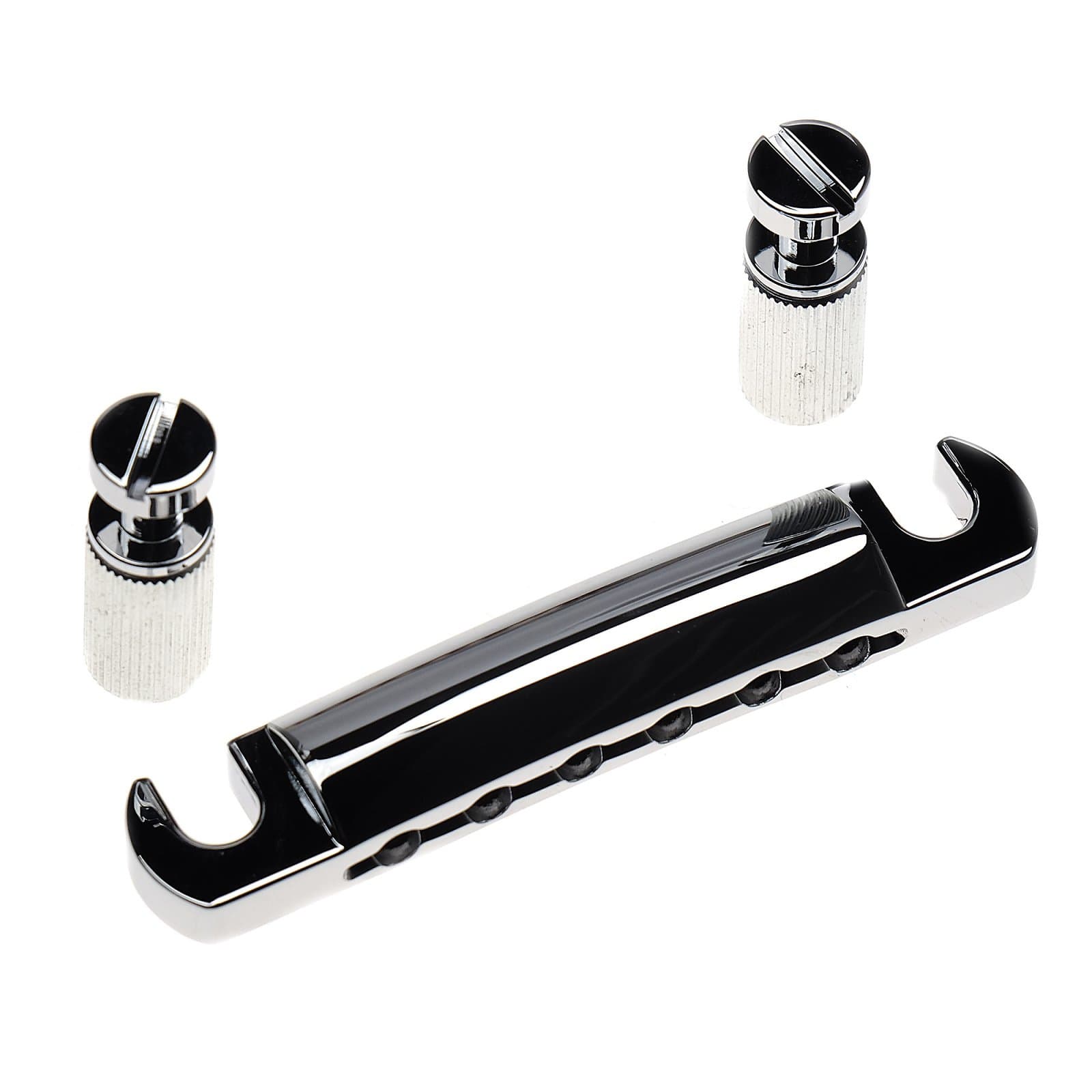 Gibson Stop Bar Tailpiece w/Studs & Inserts - Chrome – Chicago Music ...